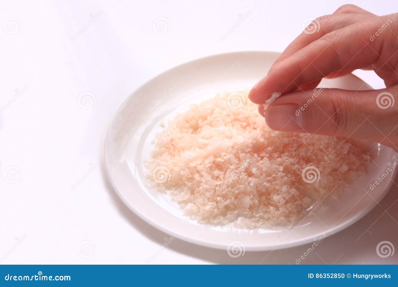 A pinch of salt stock photo. Image of cooking, natural - 86352850