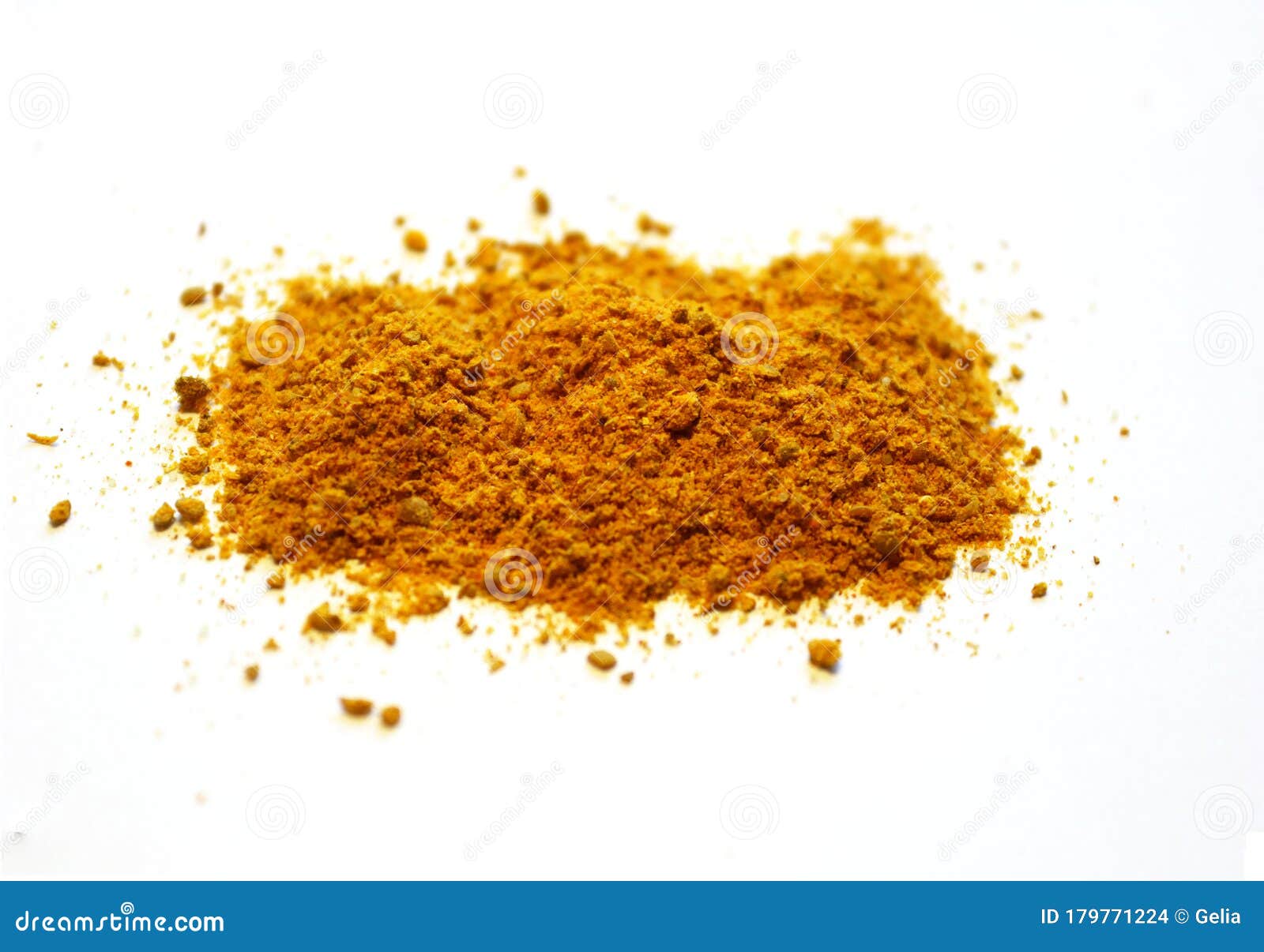 Pinch of Turmeric on a White Background Stock Photo - Image of cooking ...
