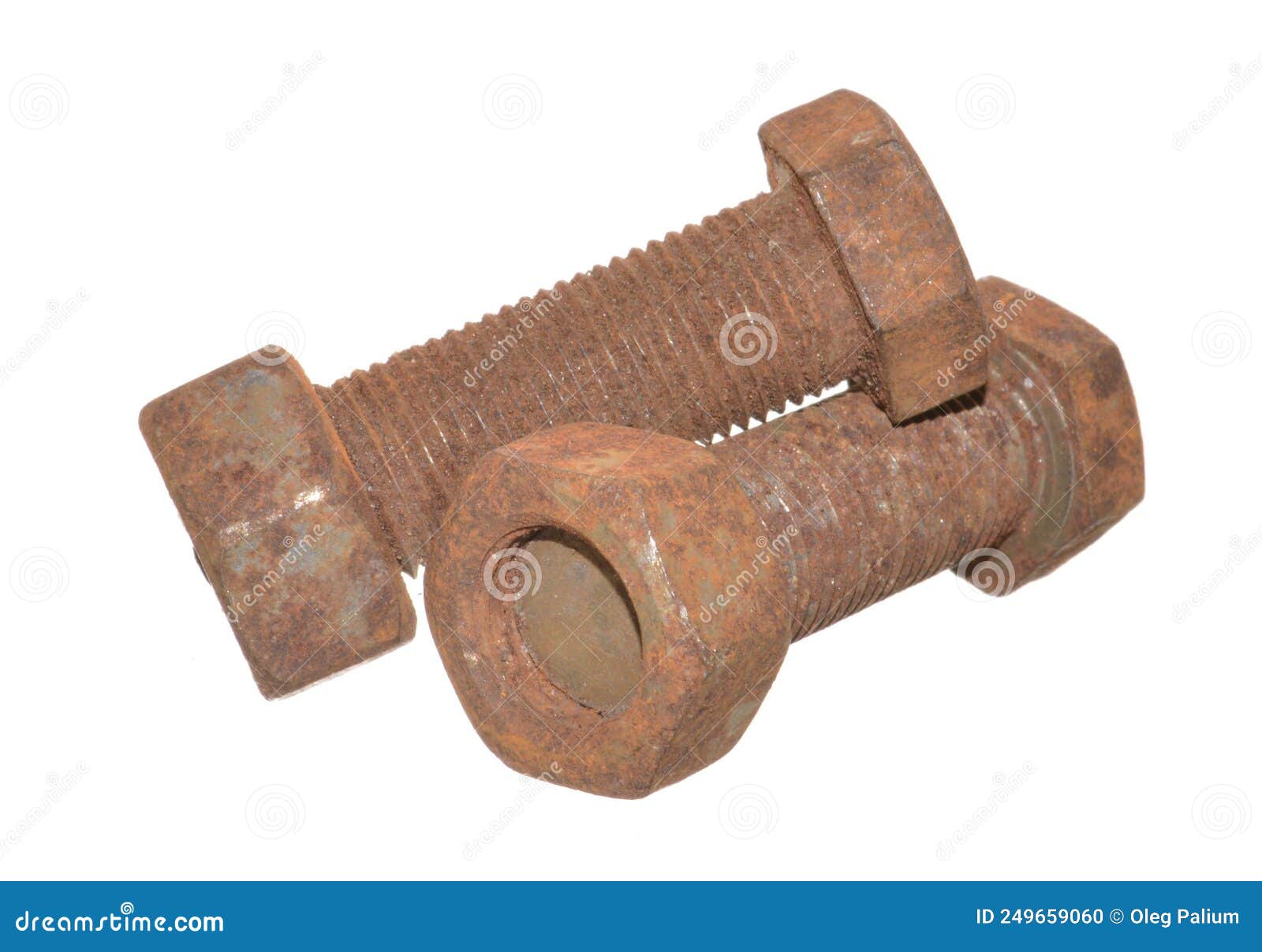 Pinched Bolt Isolated on White Background Stock Photo - Image of pinch ...