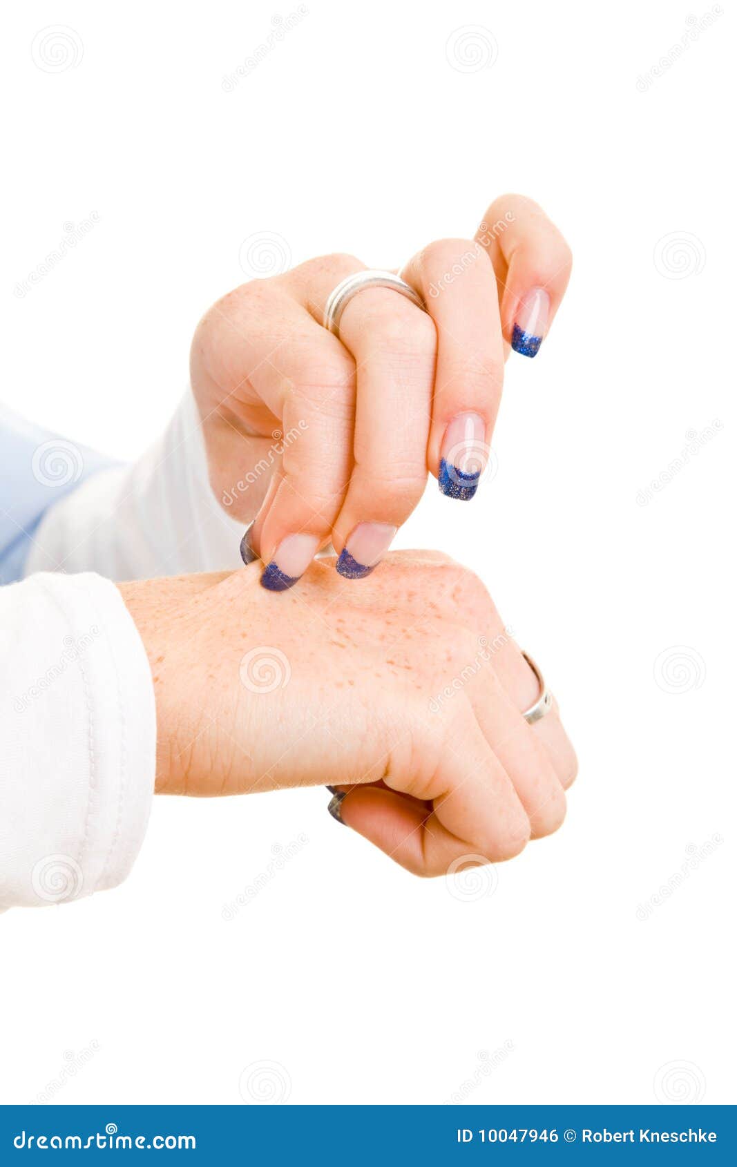 Pinching stock photo. Image of caucasian, examining, pain - 10047946