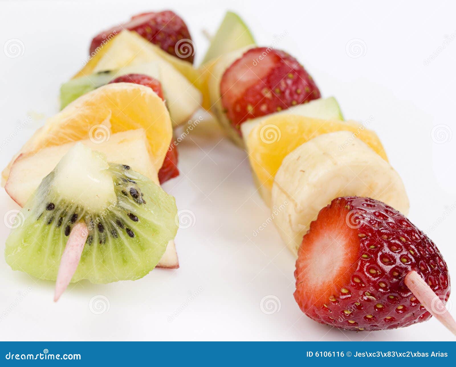 Pincho de frutas foto de archivo. Imagen de recupérese - 6106116