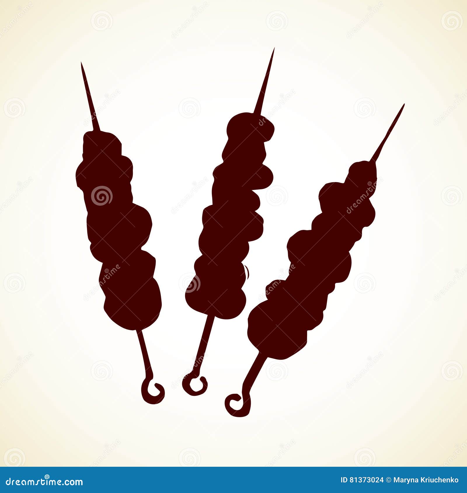 Pincho Gráfico del vector ilustración del vector. Ilustración de ...