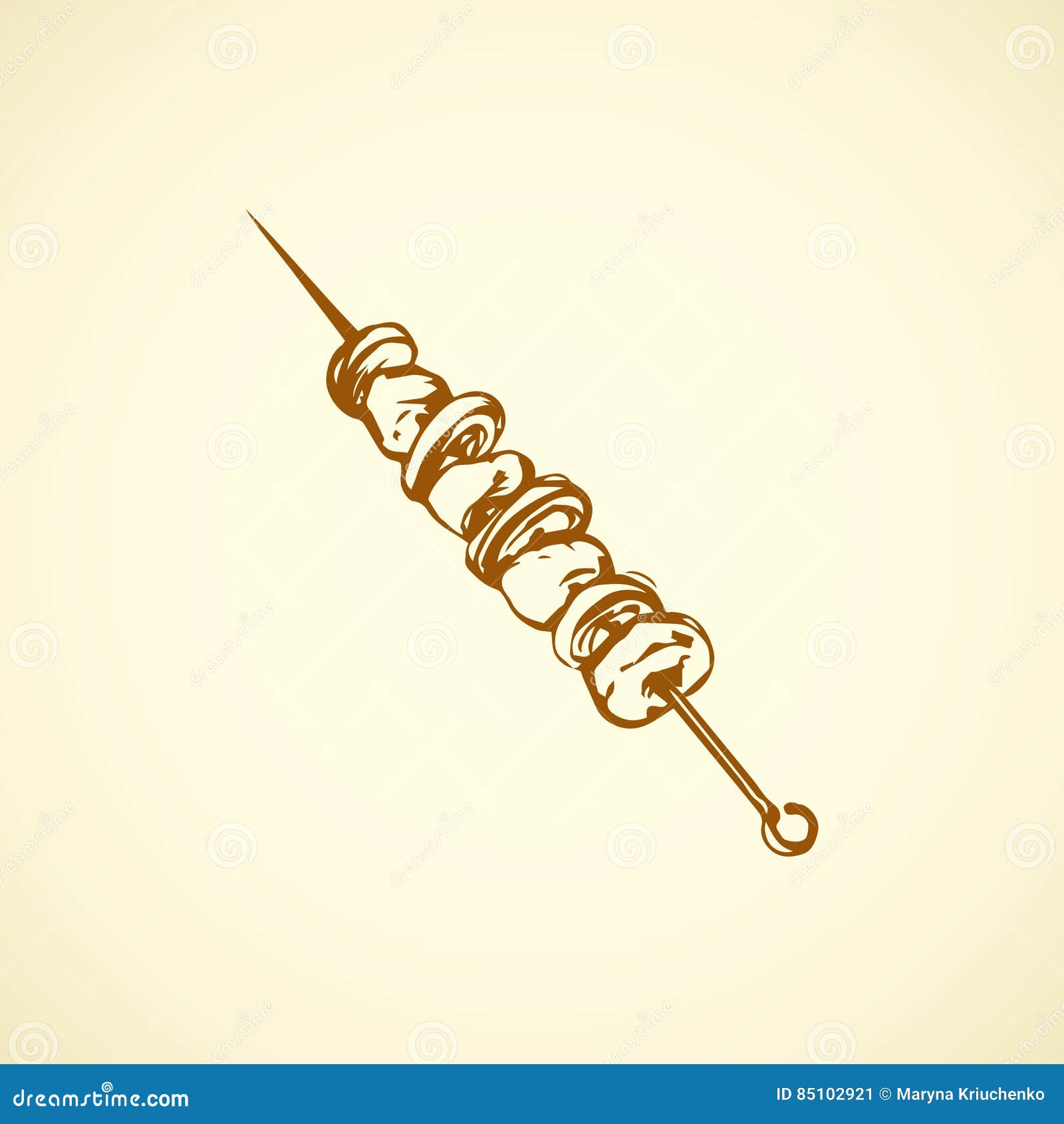 Pincho Gráfico del vector ilustración del vector. Ilustración de ...