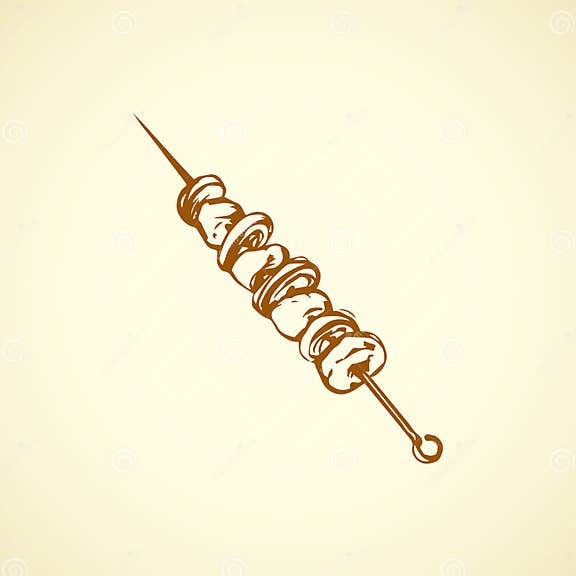 Pincho Gráfico del vector ilustración del vector. Ilustración de ...