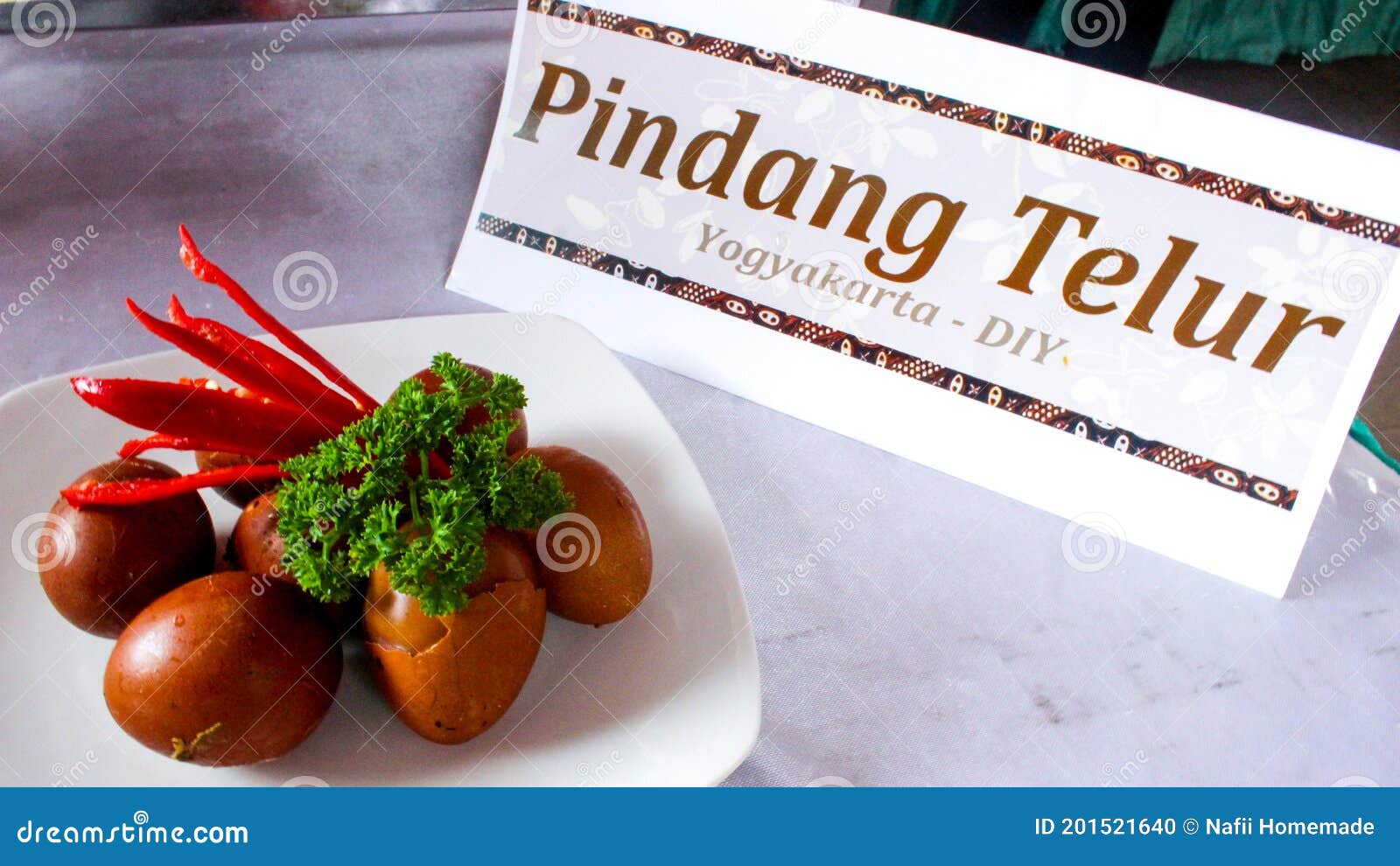 Pindang Eggs Typical of Yogyakarta Stock Photo - Image of served ...