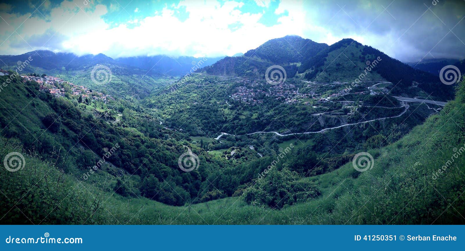 Pindus mountains in Greece stock image. Image of hill - 41250351