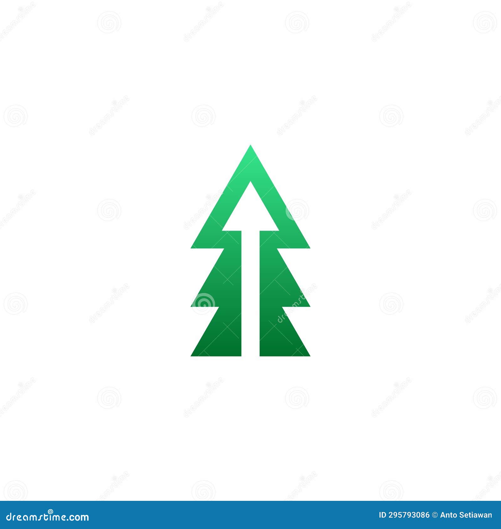 Pine Arrow Logo Design. Pine Tree Logo Stock Vector - Illustration of ...