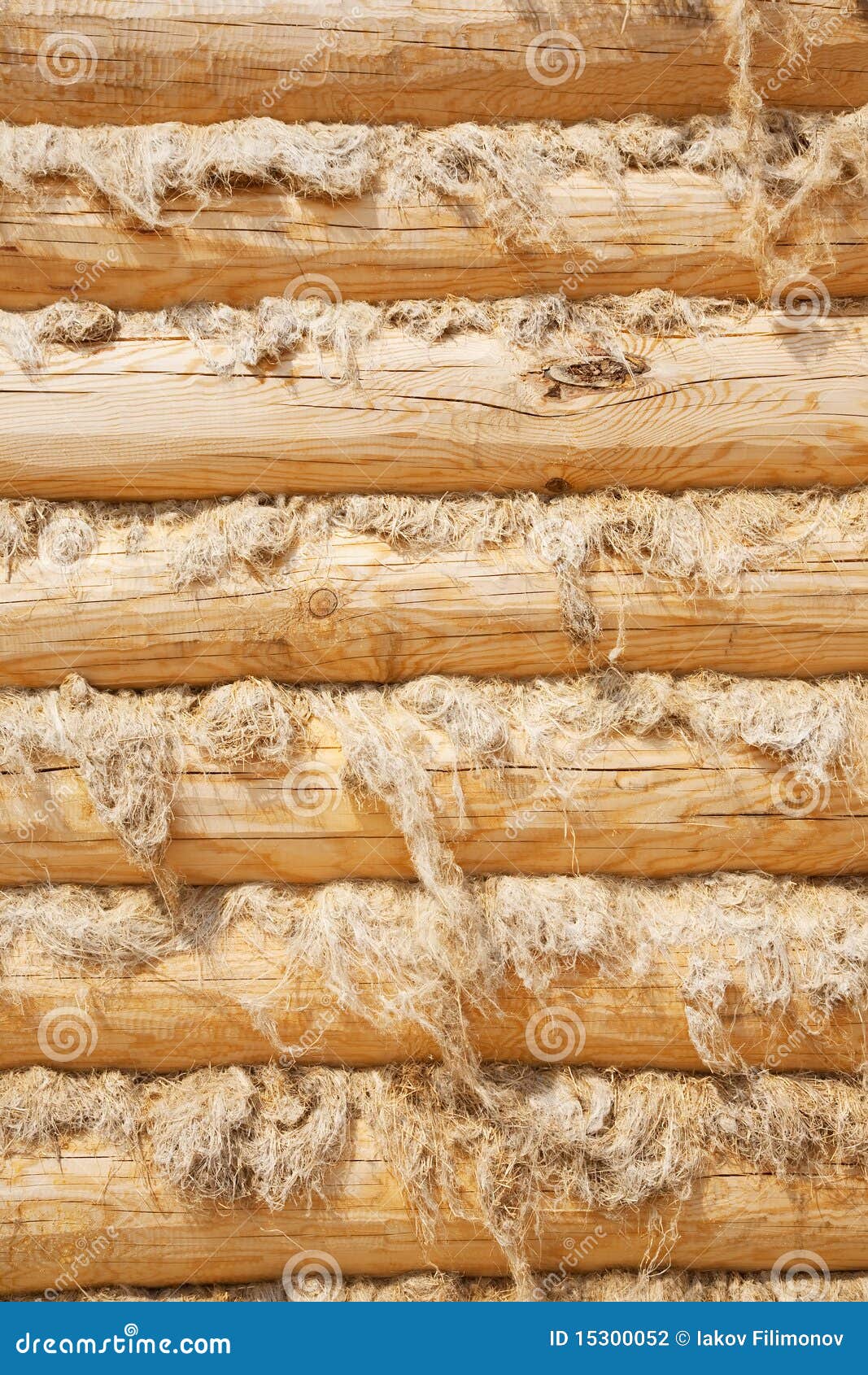 Pine balk wall stock photo. Image of lumber, village - 15300052