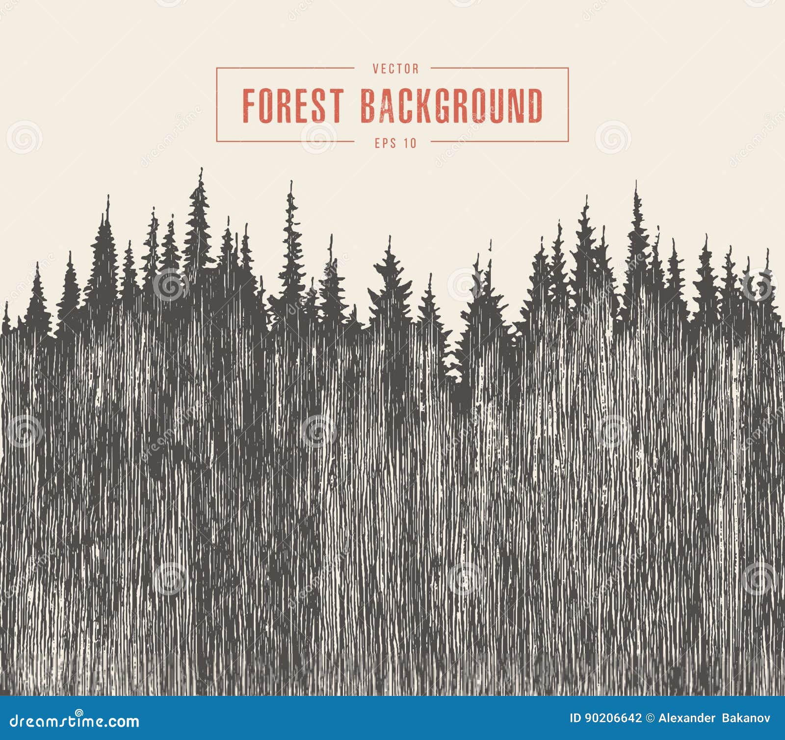 Forest Background Sketch