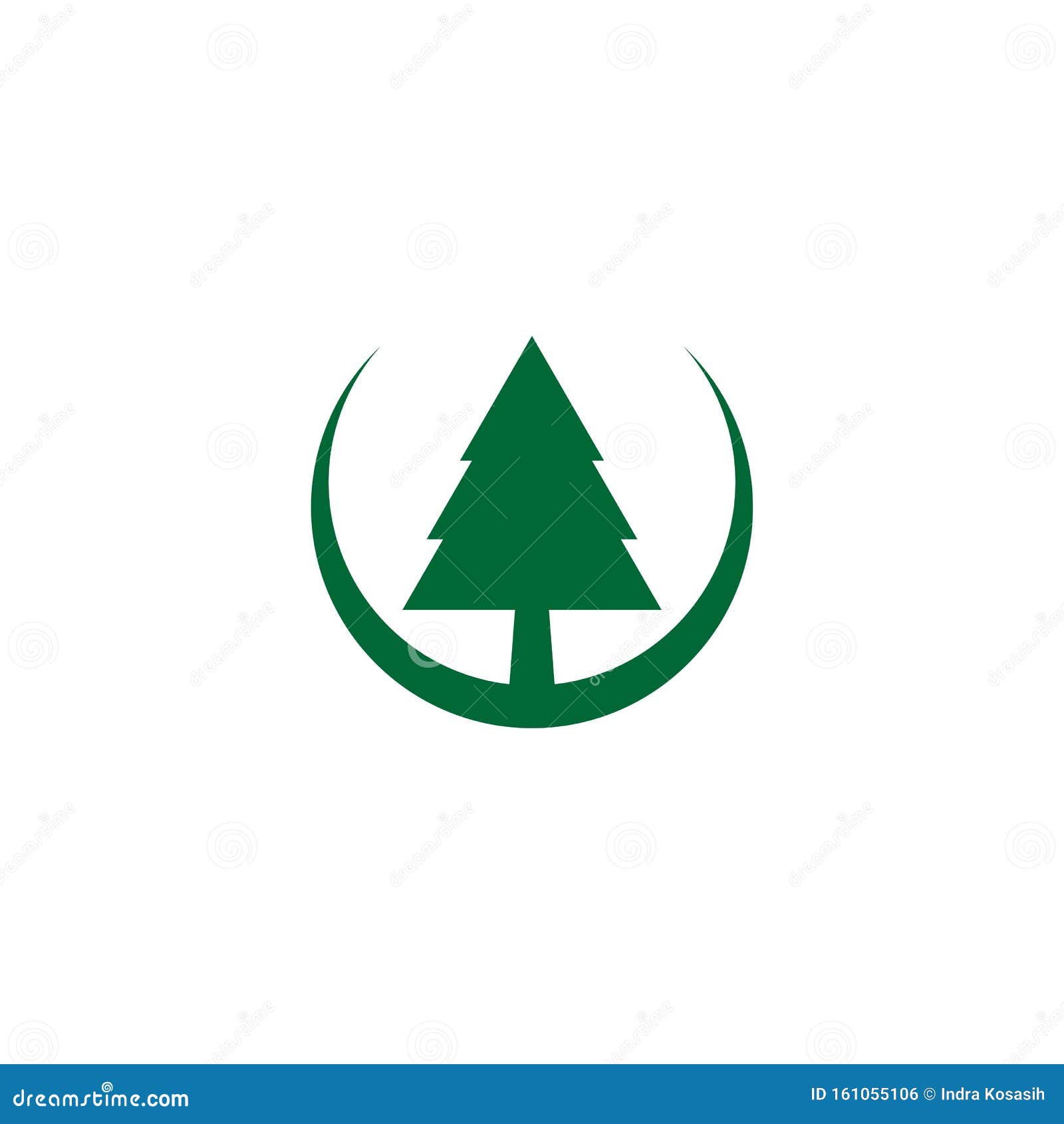 Pine Logo Template Vector Icon Illustration Stock Vector - Illustration ...
