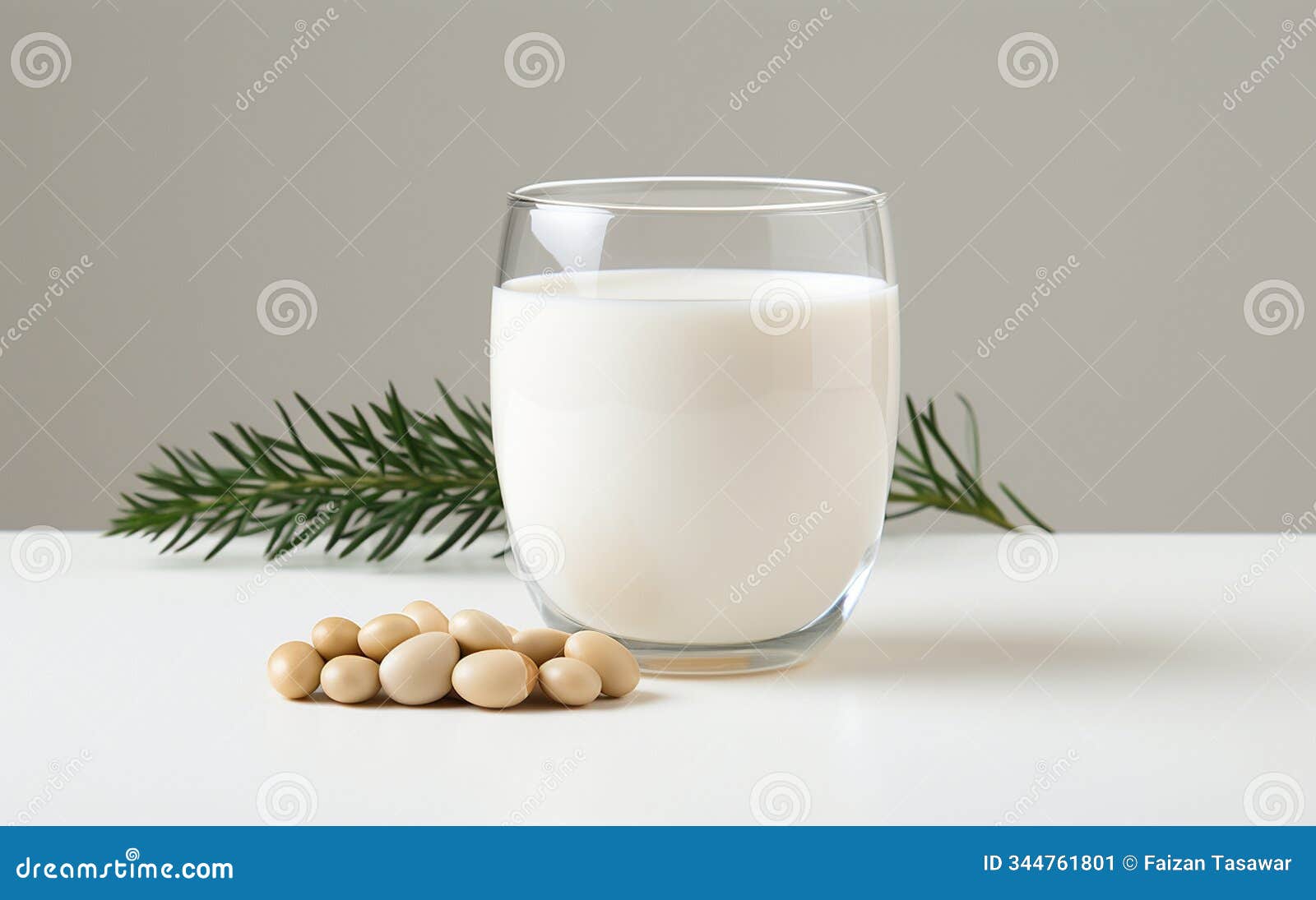 Pine Nut with Milk on Transparent Background Stock Illustration ...