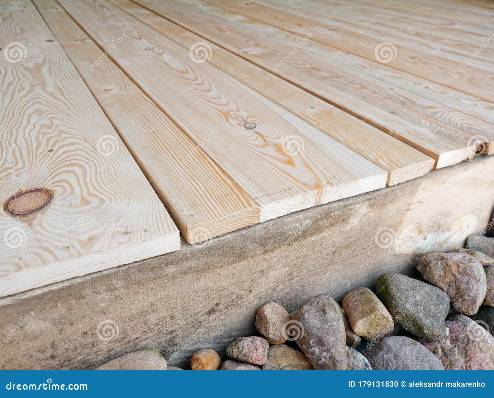 Pine Planed Board with Texture Pattern Wooden Platform Stock Photo ...