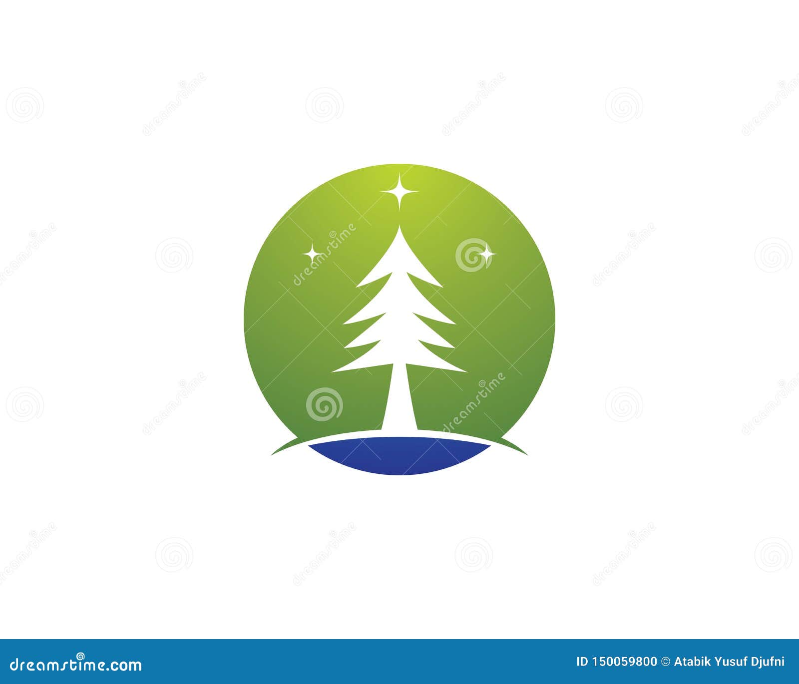 Pine symbol illustration stock illustration. Illustration of leaf ...