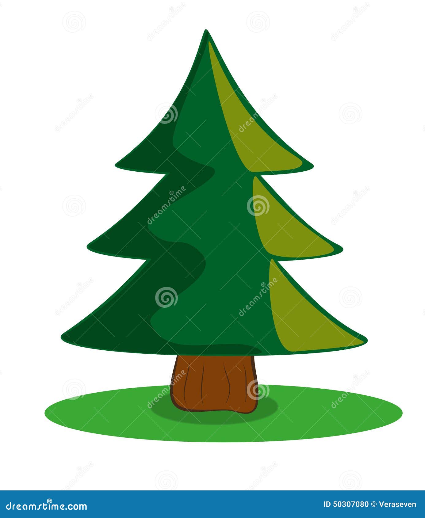 Pine Tree Cartoon Stock Photography | CartoonDealer.com #50307080