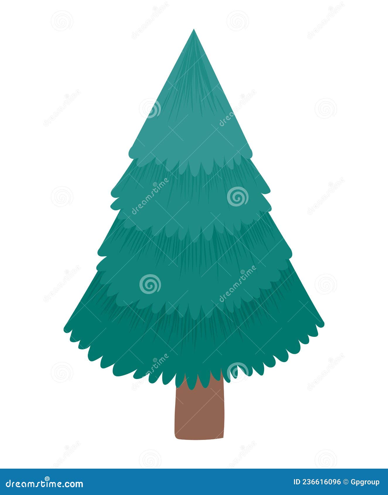 Pine tree design stock vector. Illustration of ecology - 236616096