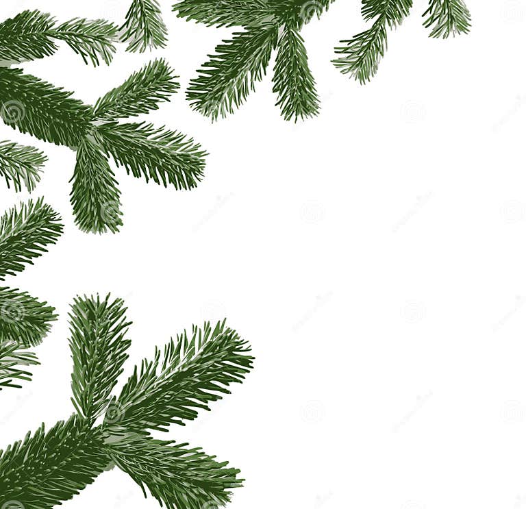 Pine tree elements stock vector. Illustration of abstract - 22413852