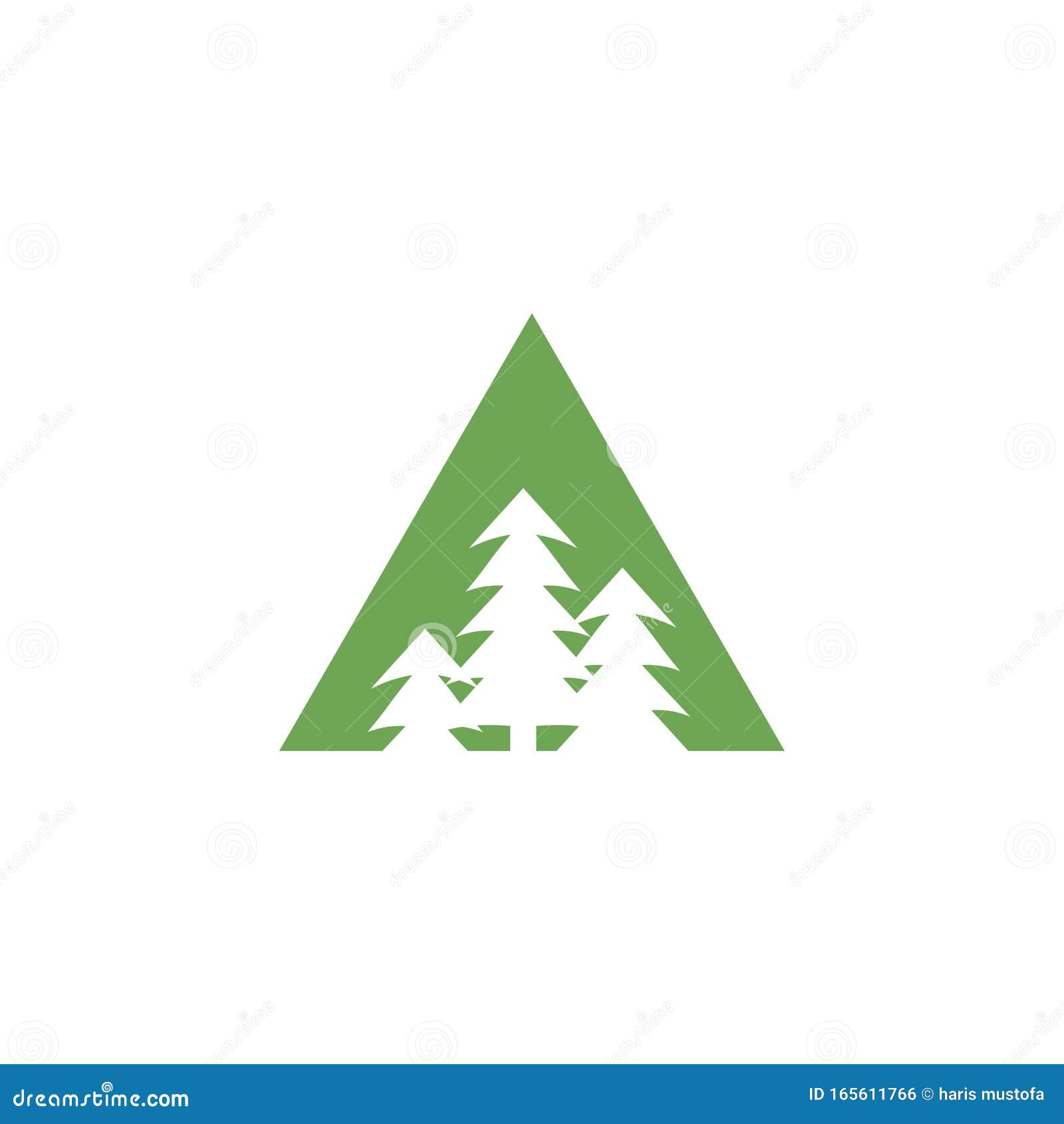 Pine Tree Icon Design Template Vector Isolated Stock Vector ... Pine Tree Icon Design Template Vector Isolated Stock Vector ...