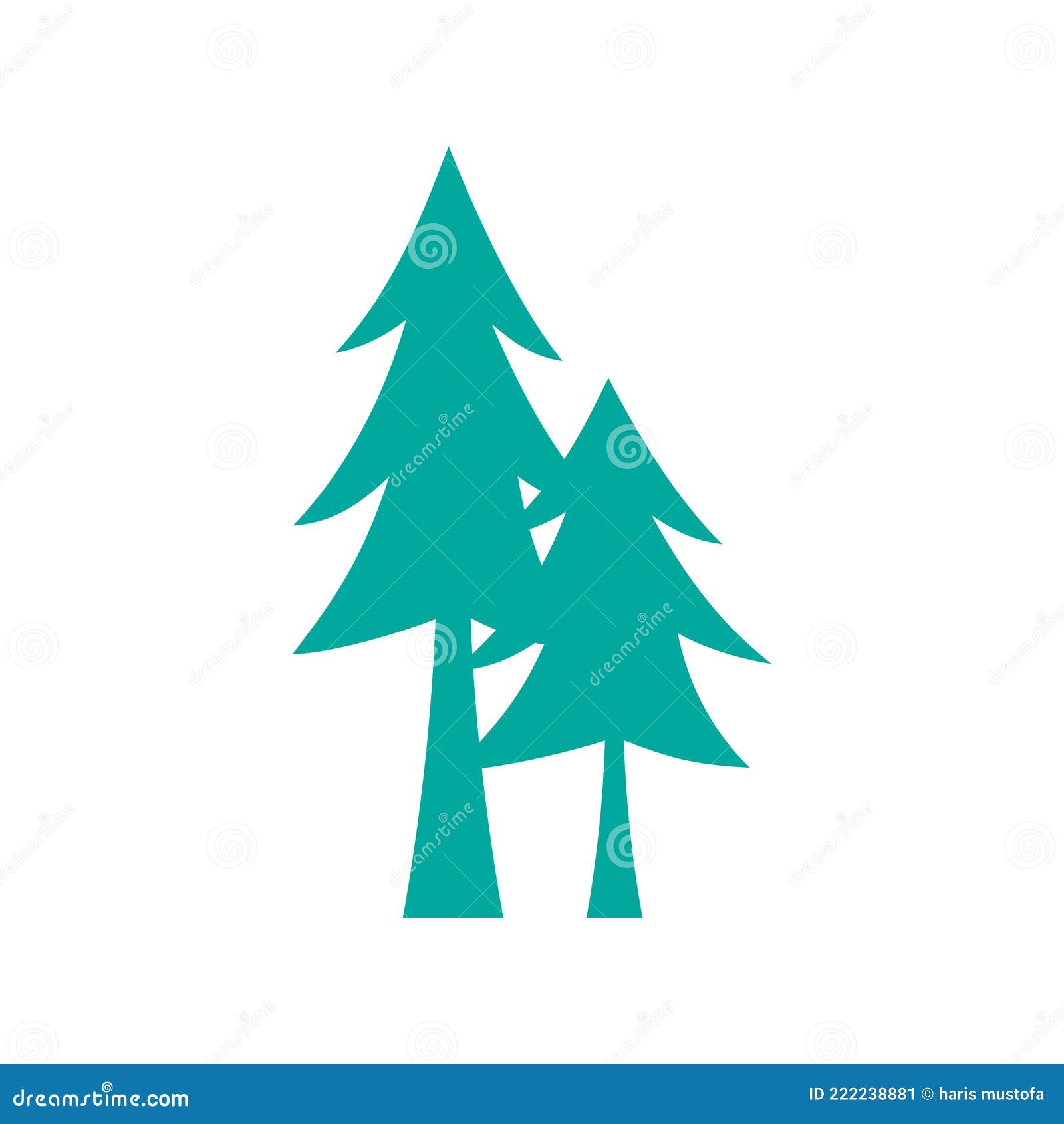 Pine Tree Icon Design Template Vector Isolated Stock Illustration ... Pine Tree Icon Design Template Vector Isolated Stock Illustration ...