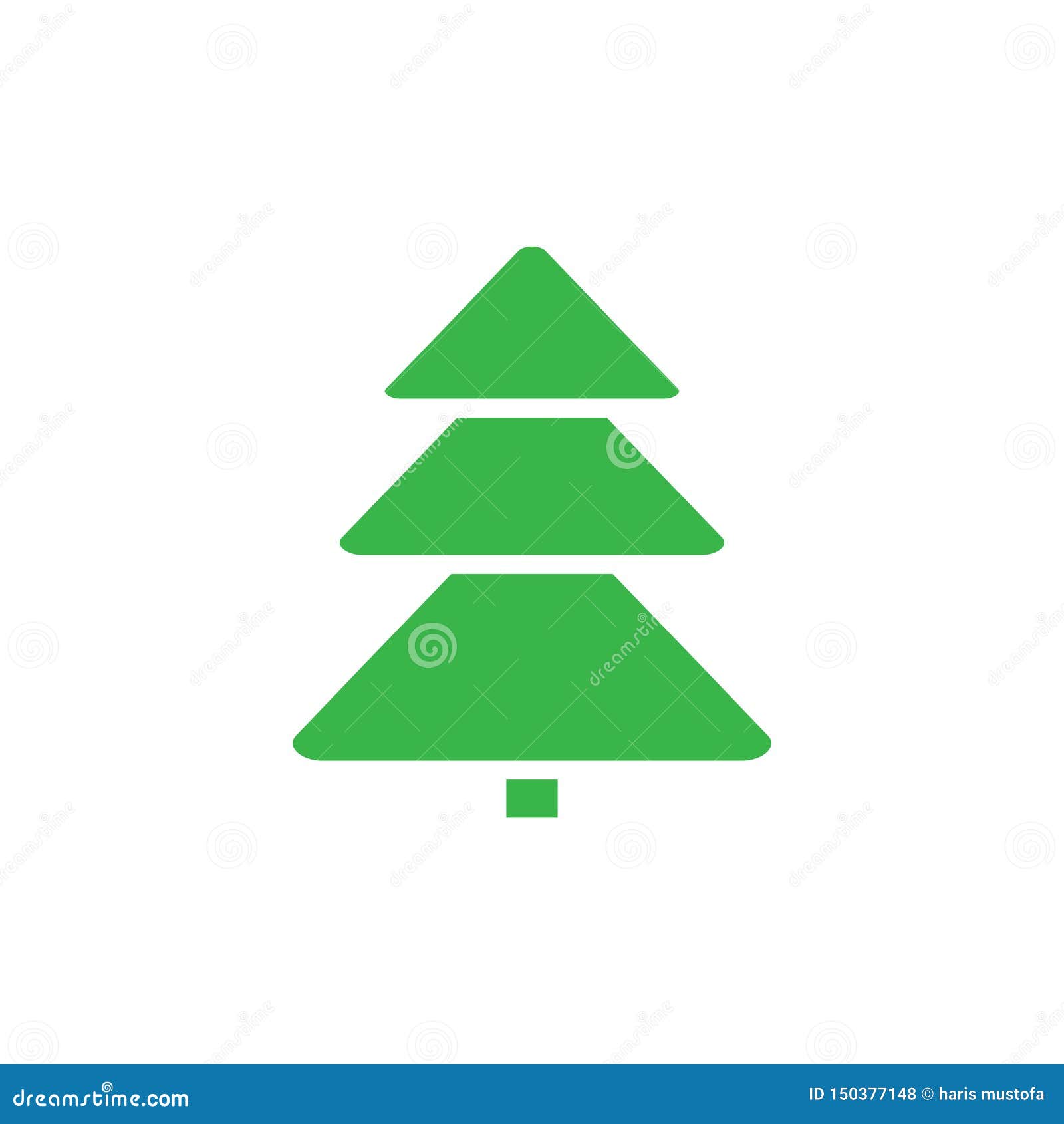 Pine Tree Icon Graphic Design Template Vector Illustration Stock Vector ...