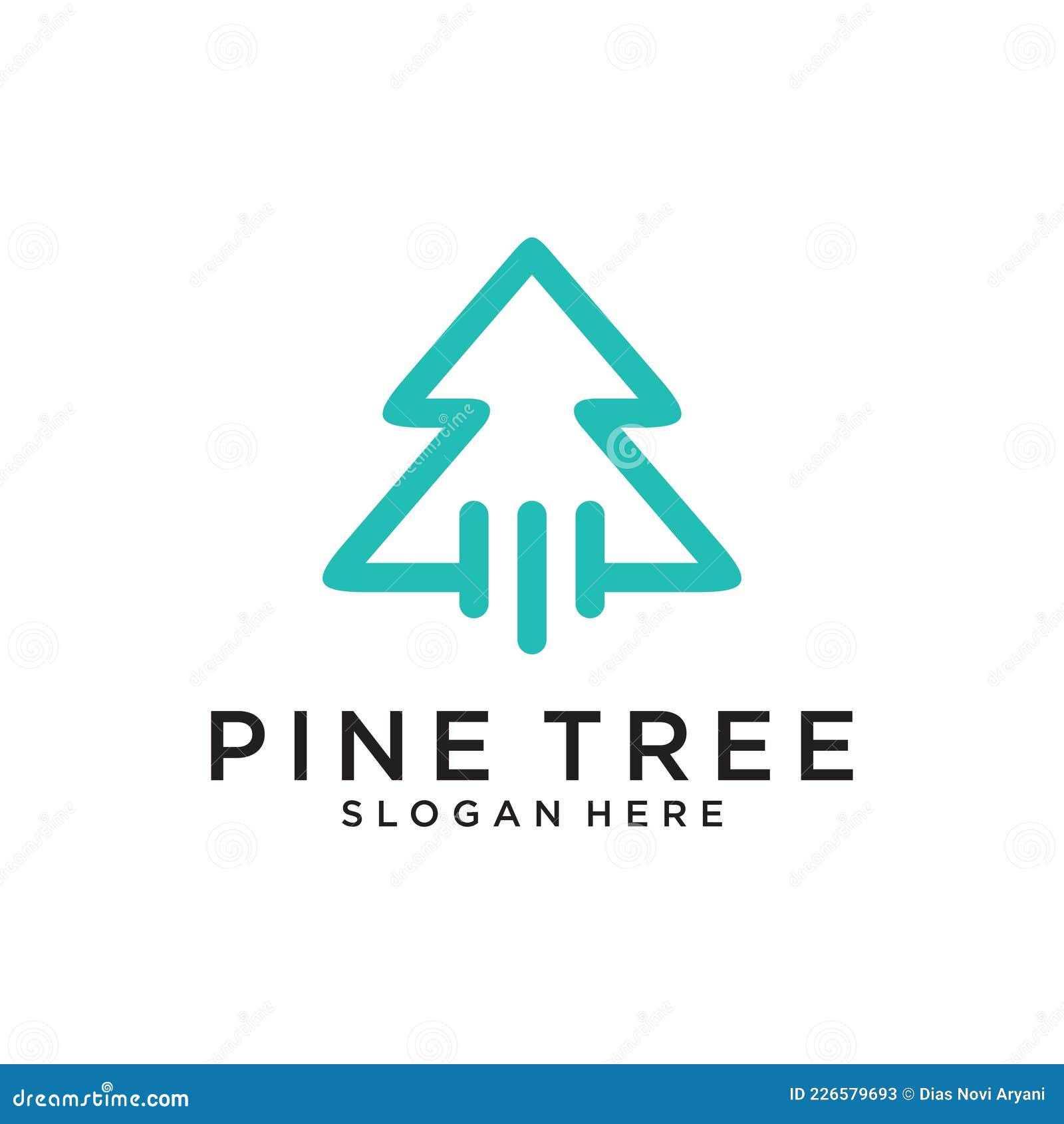 Pine Tree Icon Illustration Isolated Vector Sign Symbol Stock Vector ...