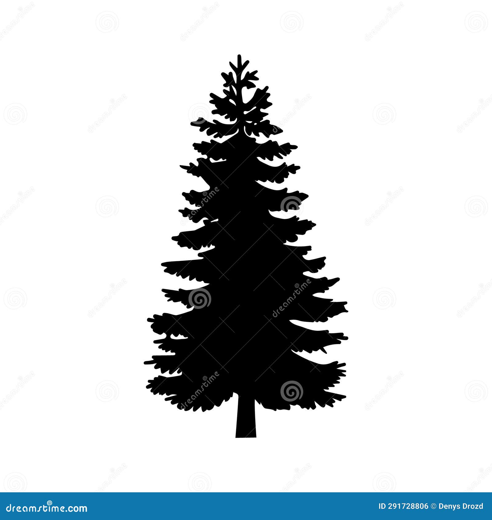 Pine Tree Icon Vector. Christmas Tree Illustration Sign. Pine Symbol or ...