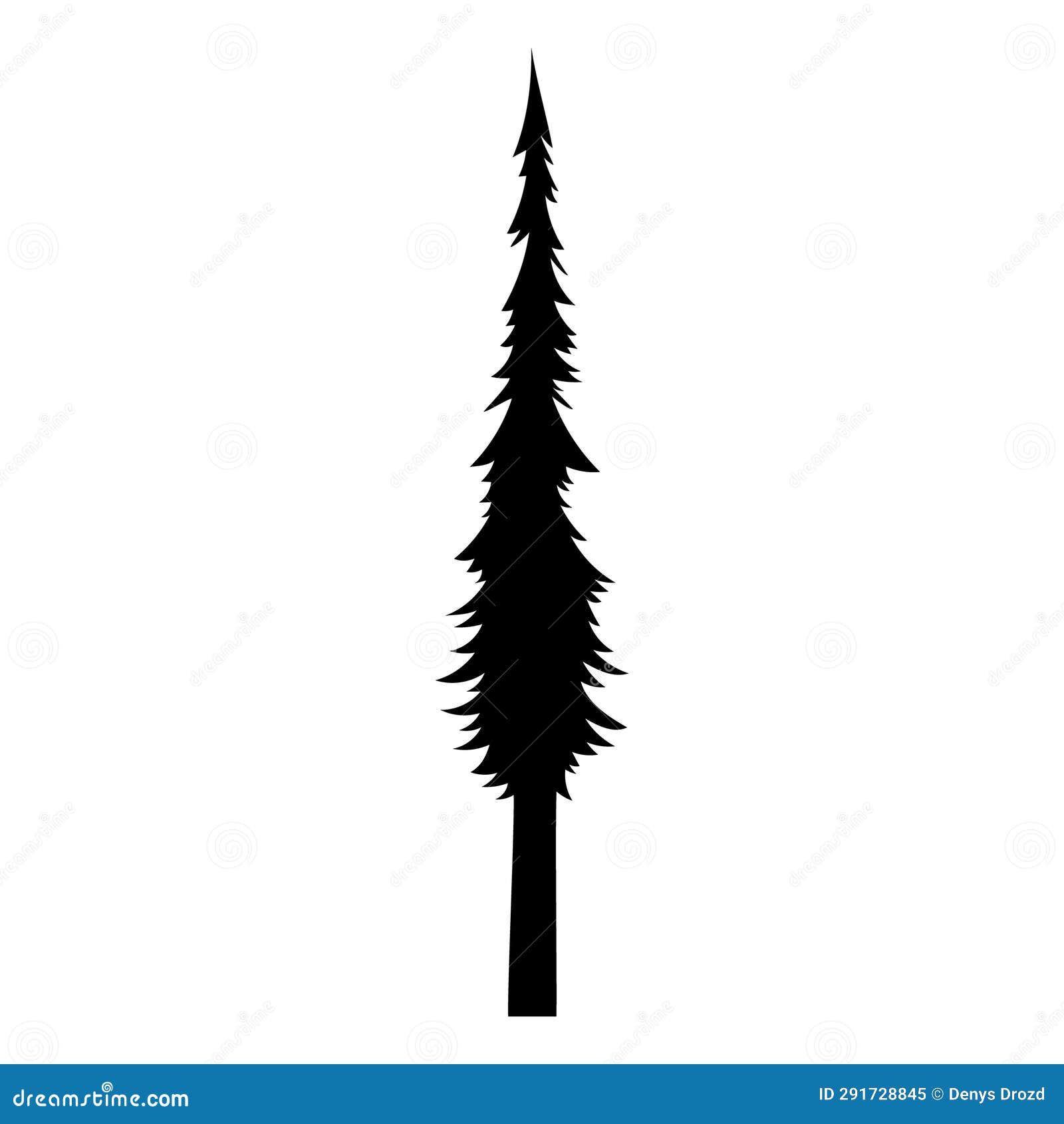 Pine Tree Icon Vector. Christmas Tree Illustration Sign. Pine Symbol or ...