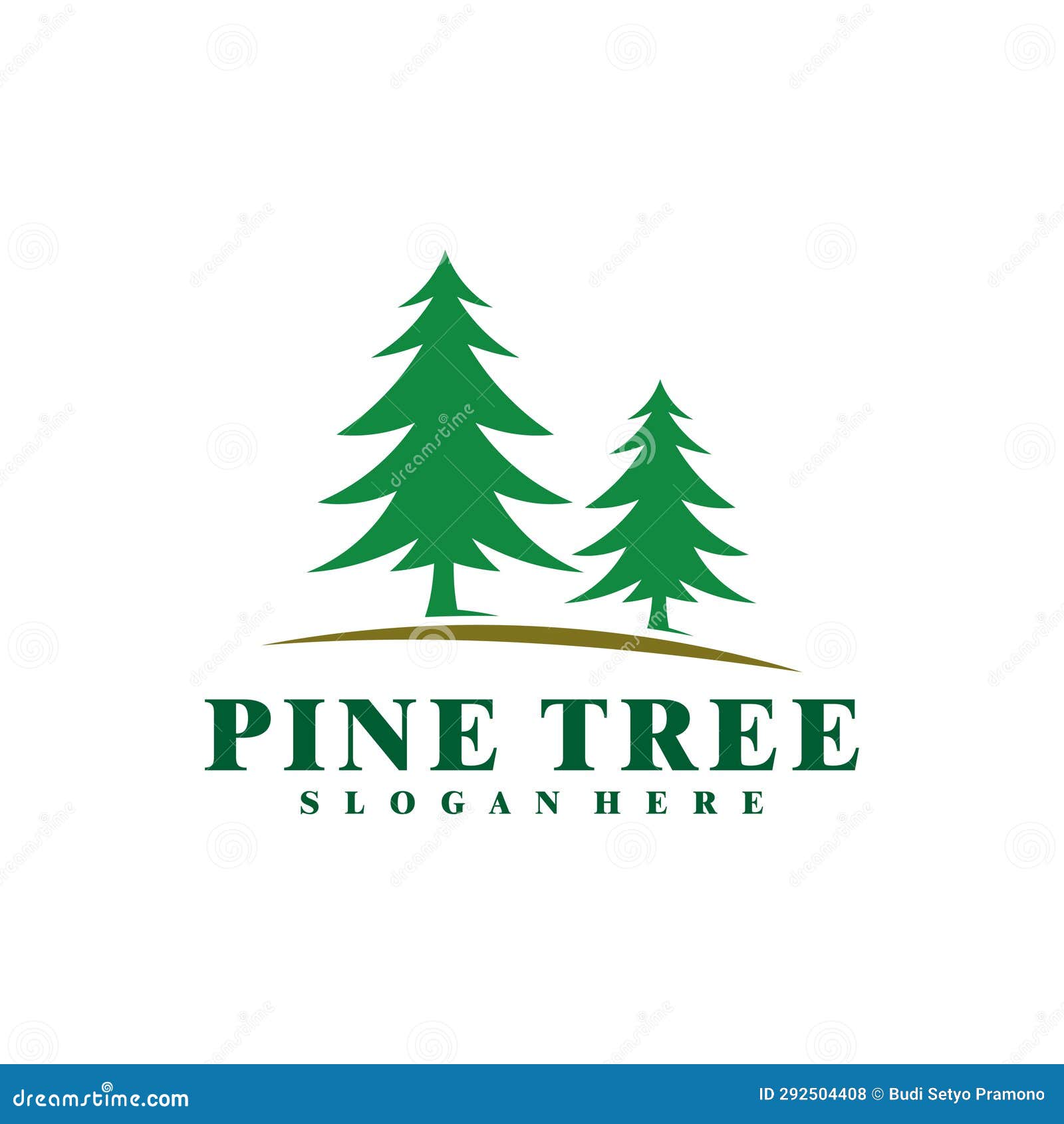 Pine Tree Logo Design Vector. Creative Pine Logo Concepts Template ...