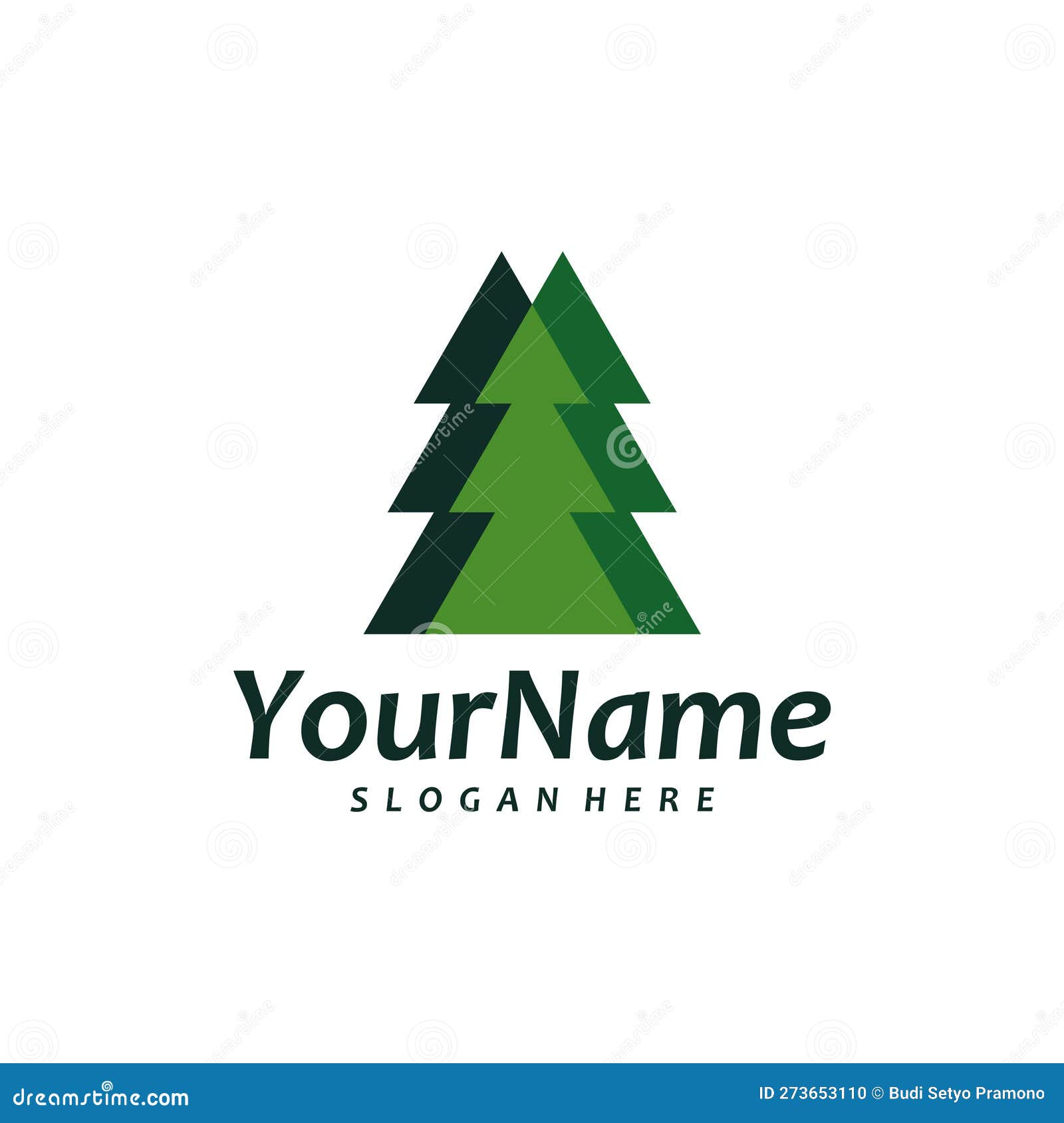 Pine Tree Logo Vector Template. Creative Pine Tree Logo Design Concepts ...