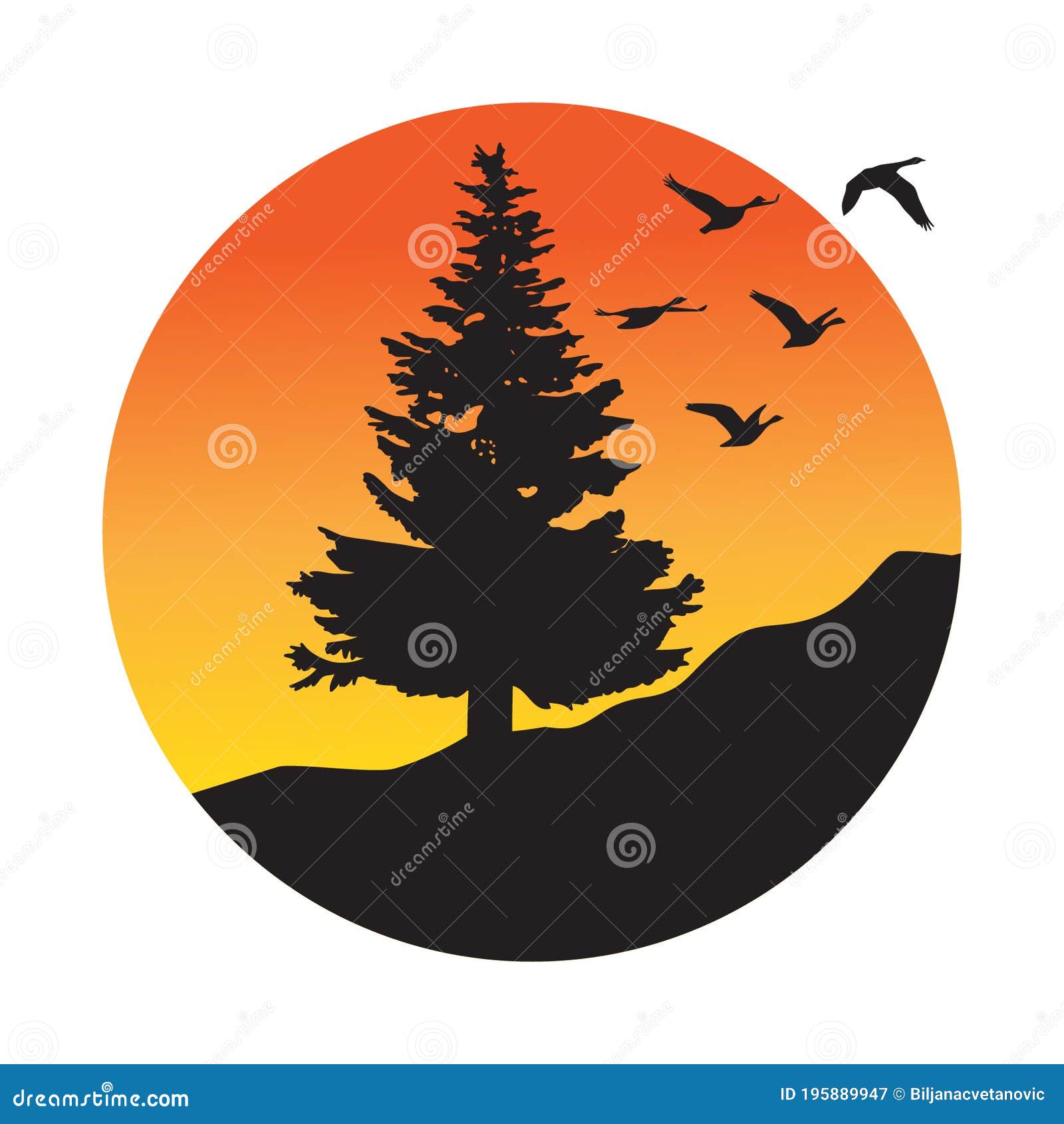 Pine Tree Graphic Design