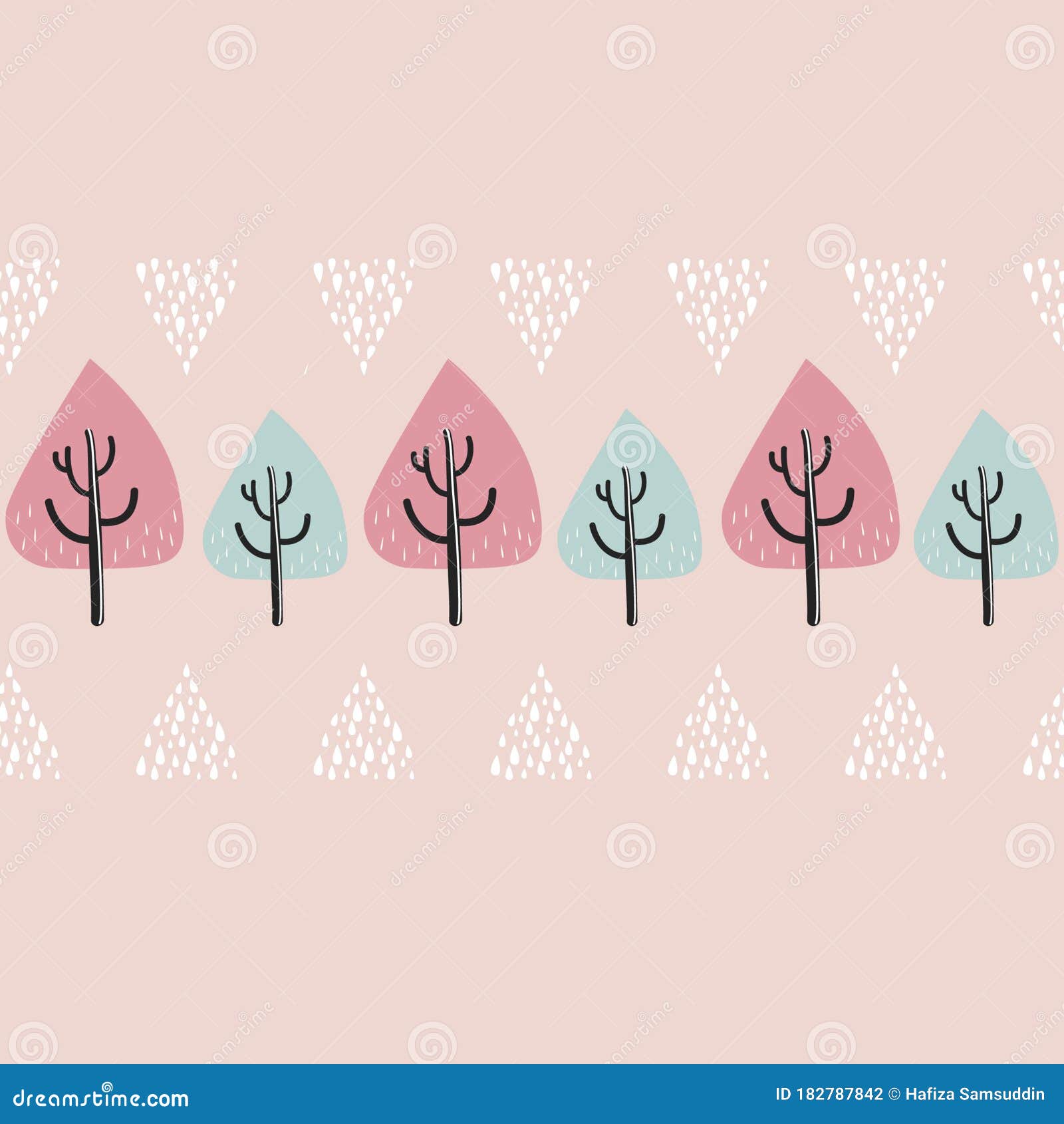 Pine Trees Background Design Stock Vector - Illustration of beautiful ...