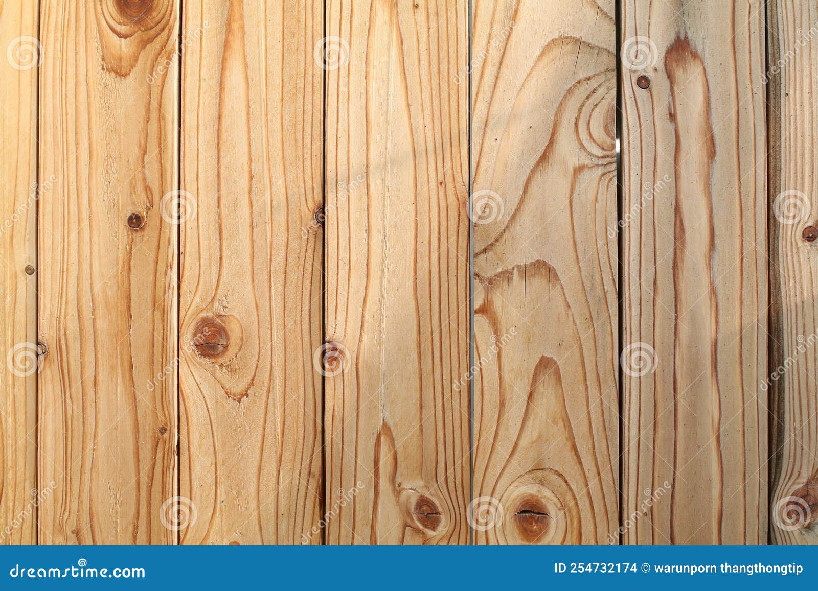 Pine Wood Wall with Sunlight Natural Background and Texture. Stock ...