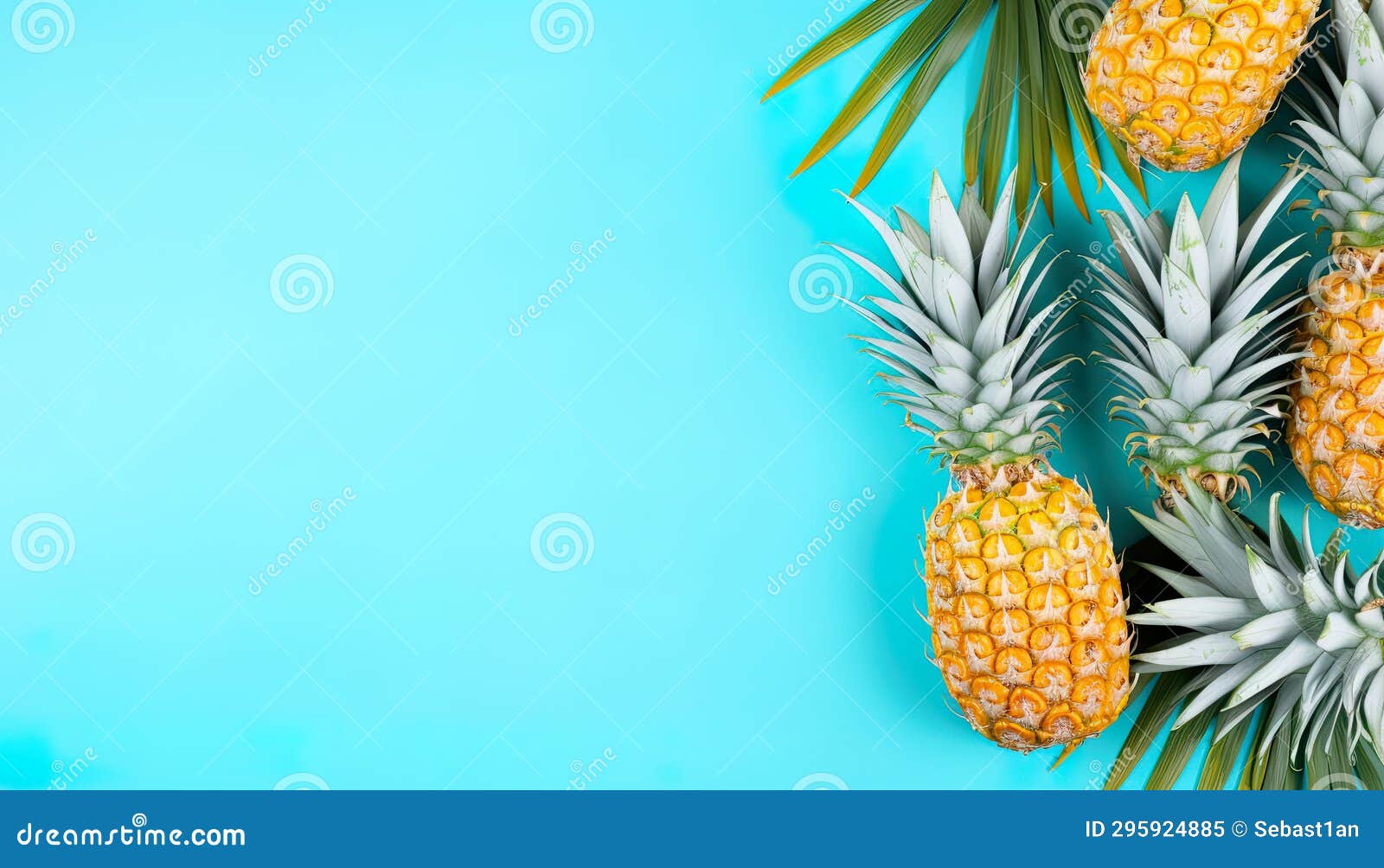 Pineapple, Also Known As "ananas," In A Studio Setting With A Solid ...
