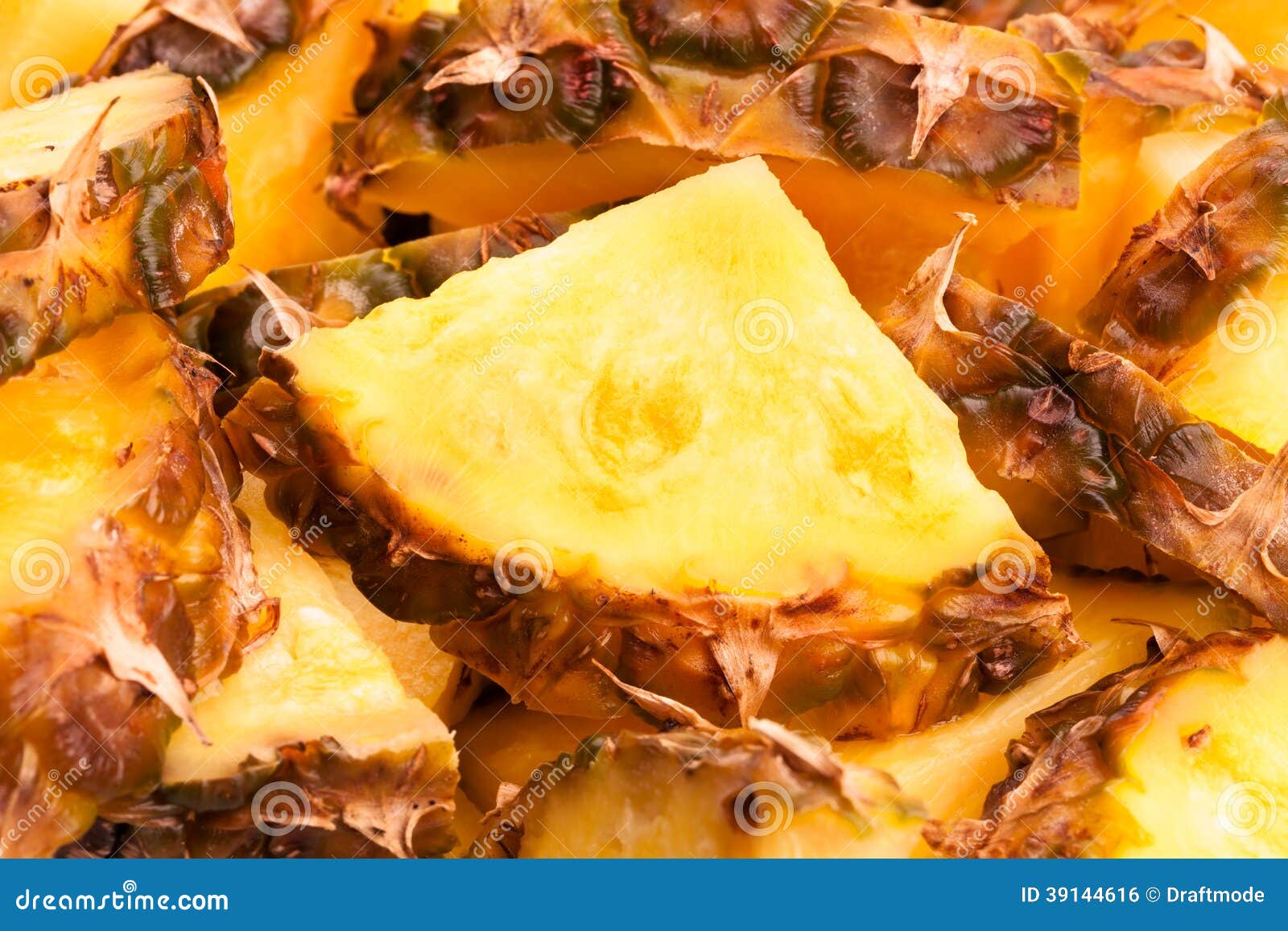 Pineapple chunks stock photo. Image of tasty, fresh, freshness - 39144616