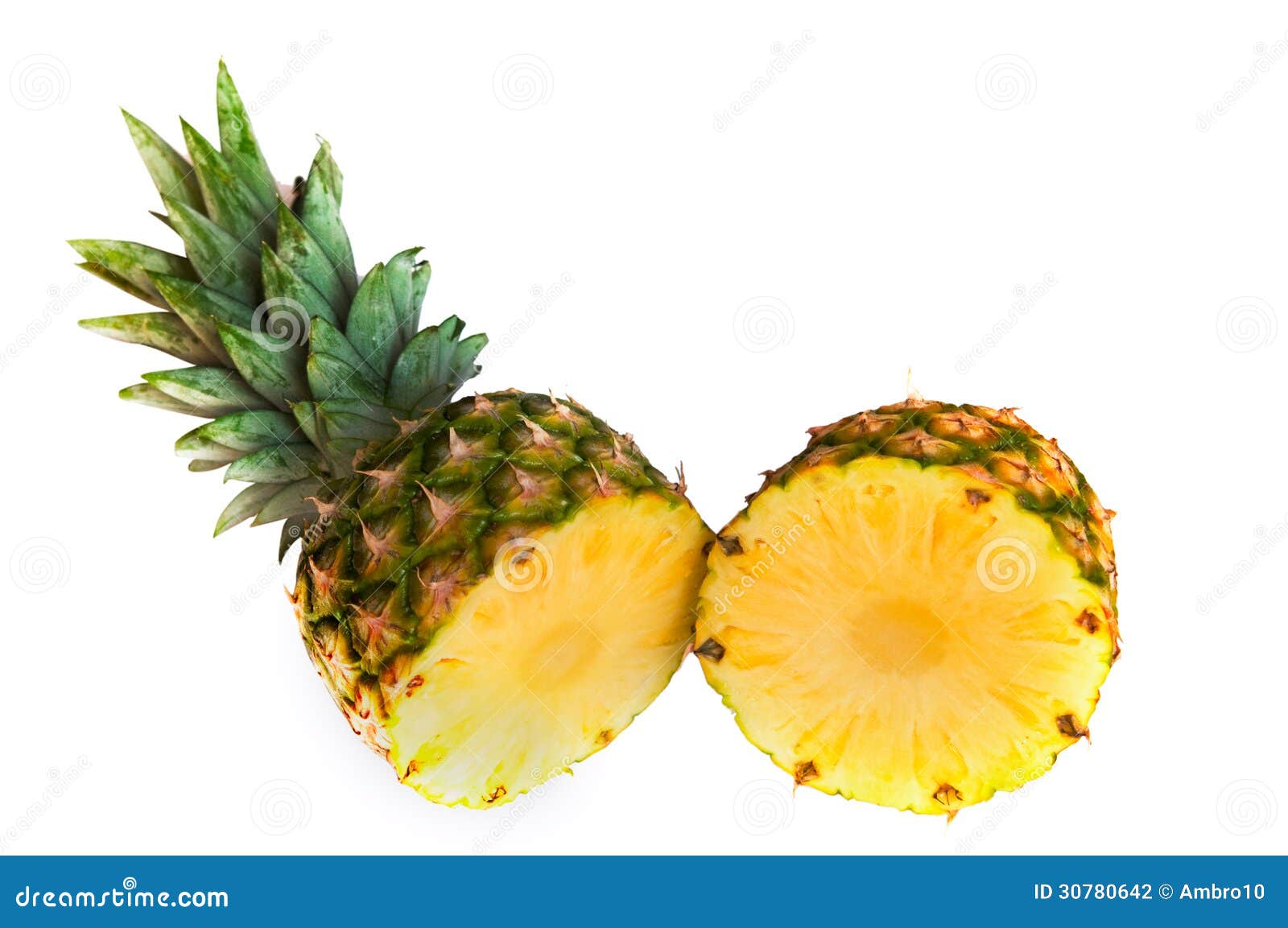 Pineapple Cut In Half