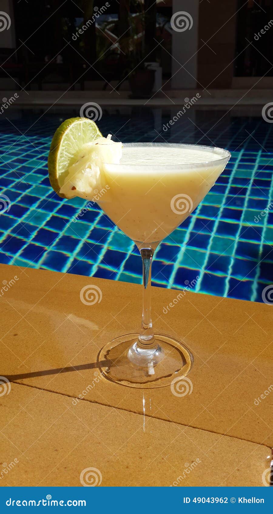 Pineapple daiquiri stock photo. Image of daiquiri, swimming - 49043962