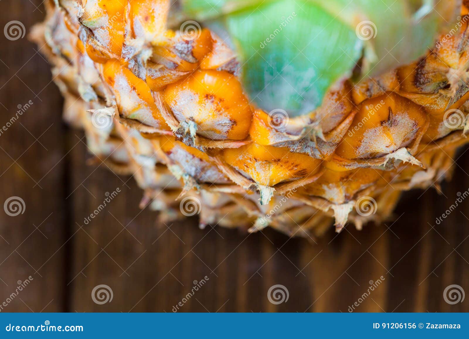 Pineapple Fruit Close-up. Texture of Ripe Ananas Pattern Skin. Stock ...