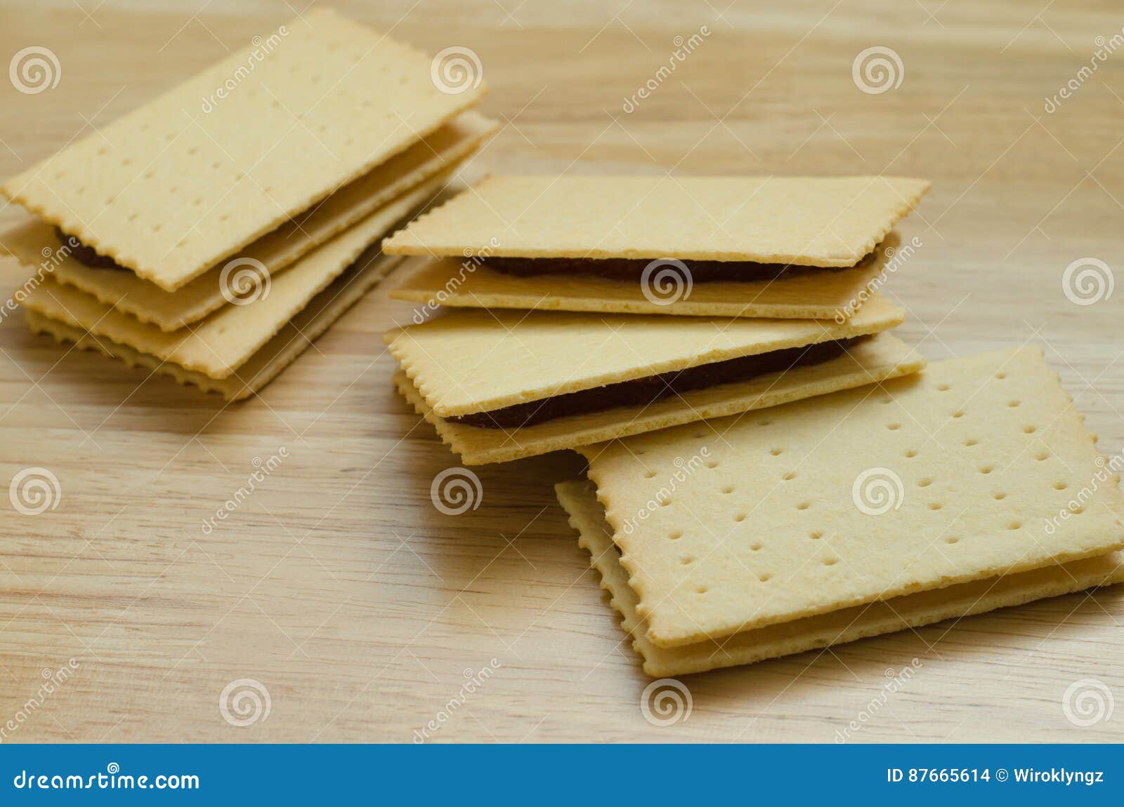 Pineapple Jam Cracker. stock photo. Image of vanilla - 87665614