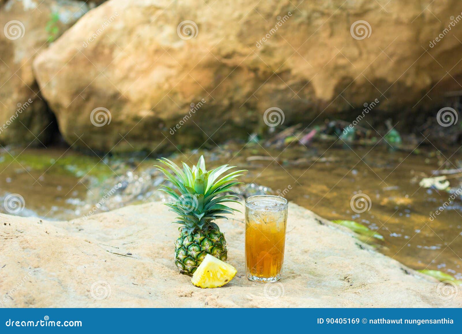 Pineapple Juice Hot,Pineapple Juice To Cure Thirst,copy Space Stock ...