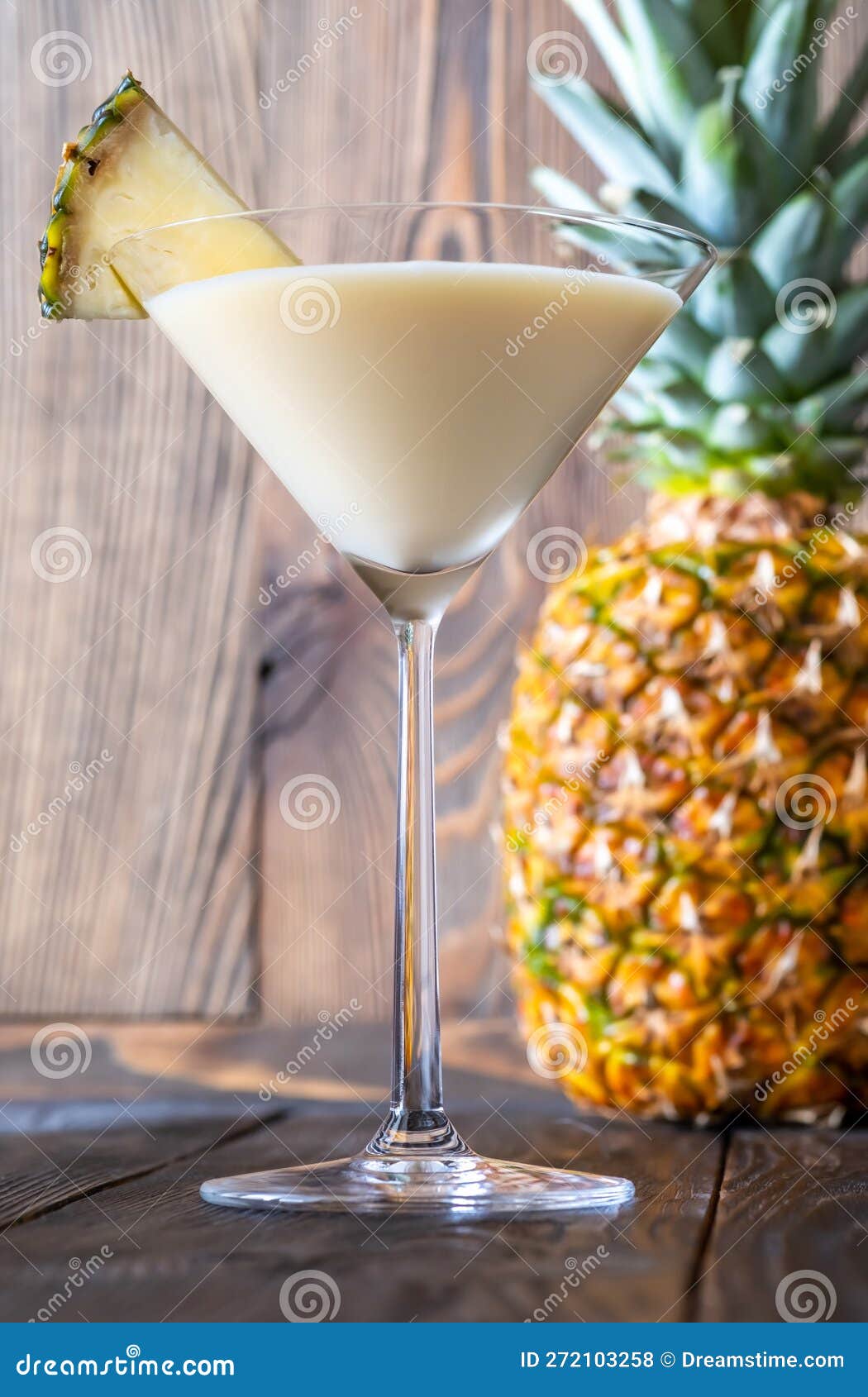 Pineapple Lassi cocktail stock photo. Image of blended - 272103258