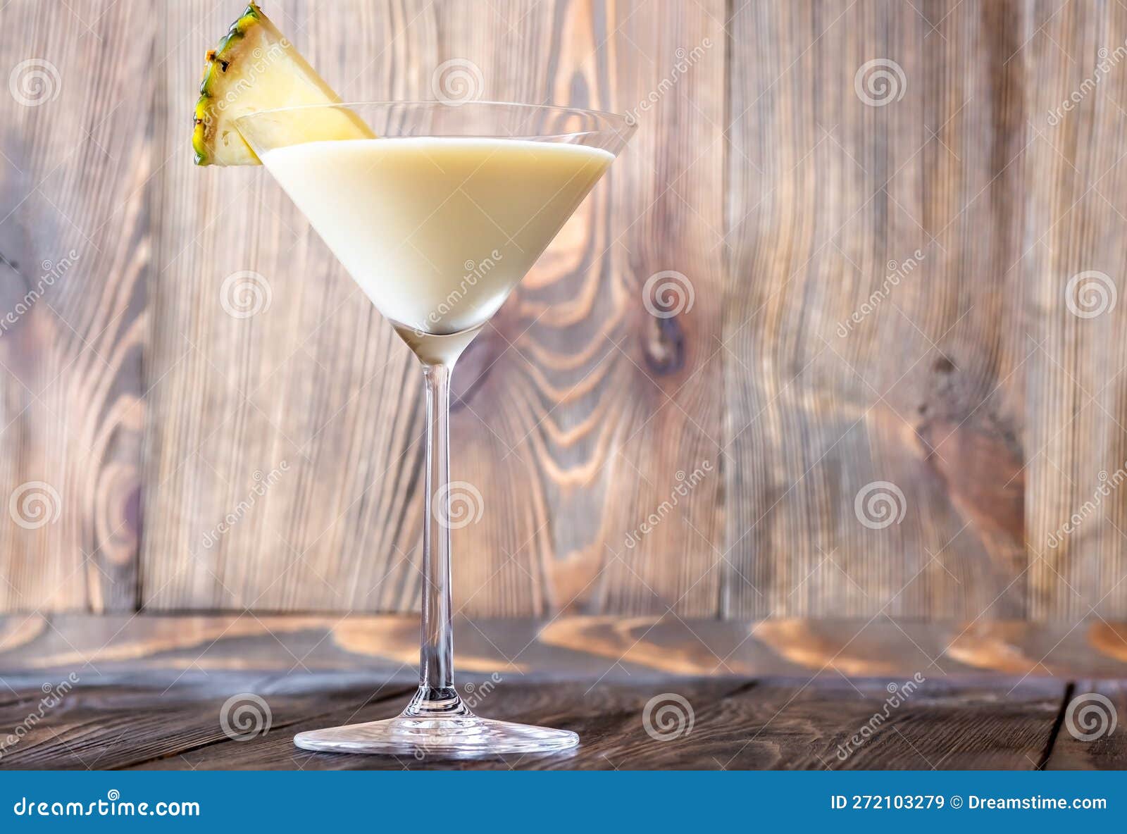 Pineapple Lassi cocktail stock image. Image of martini - 272103279