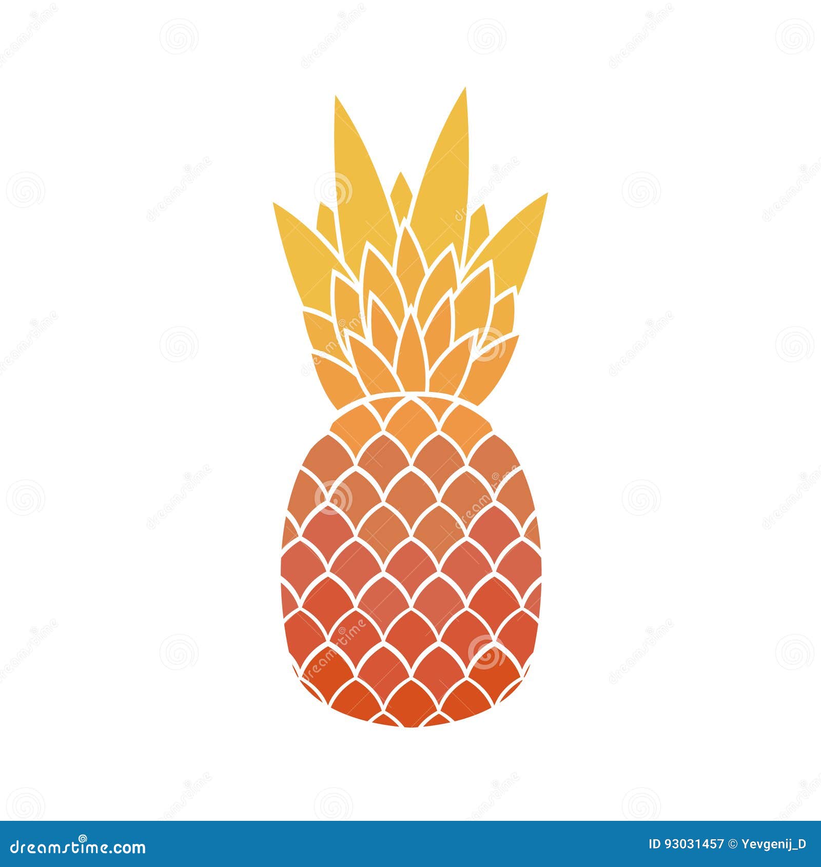 Pineapple, Leaf Seamless Pattern. Tropical Fruits Textile Texture ...