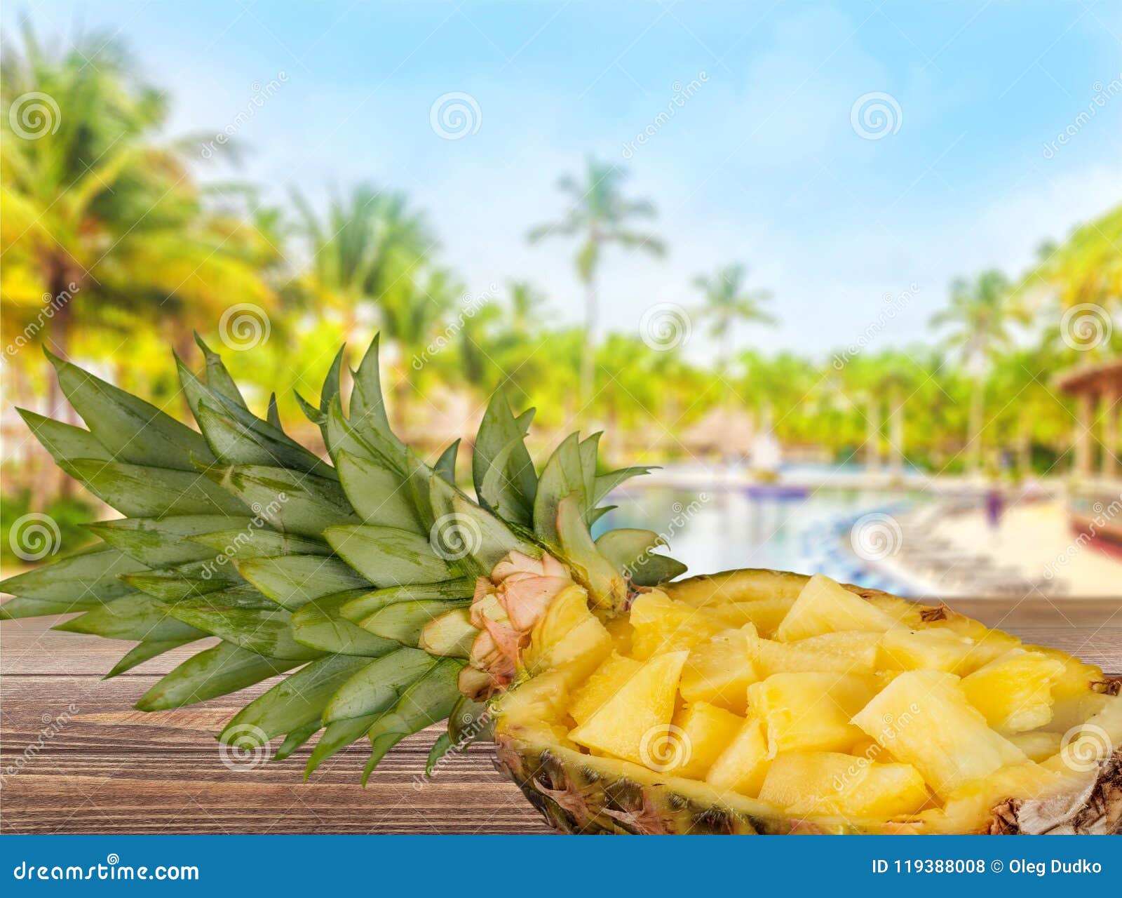 Pineapple stock photo. Image of preparing, cross, tropical - 119388008