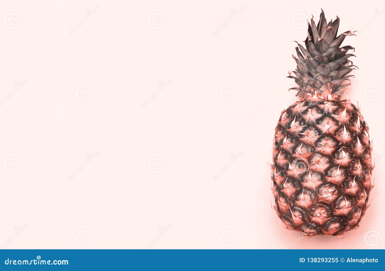 Pineapple on Pink Background. Stock Image - Image of nature, sweet ...