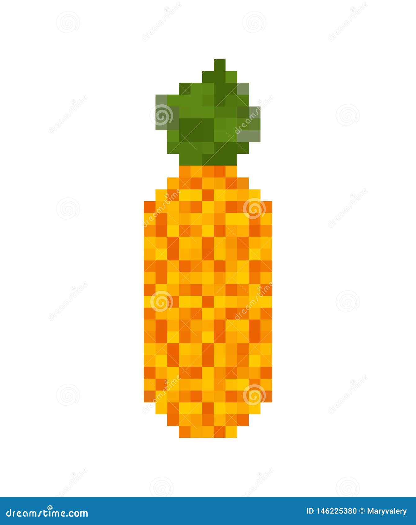 Pineapple Pixel Art. Fruit Pixelated. Old Game Graphics Stock Vector ... Pineapple Pixel Art. Fruit Pixelated. Old Game Graphics Stock Vector ...