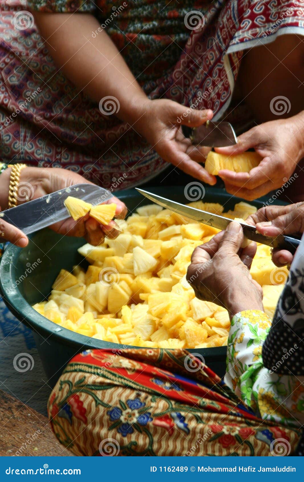 Pineapple Processing stock image. Image of group, team - 1162489