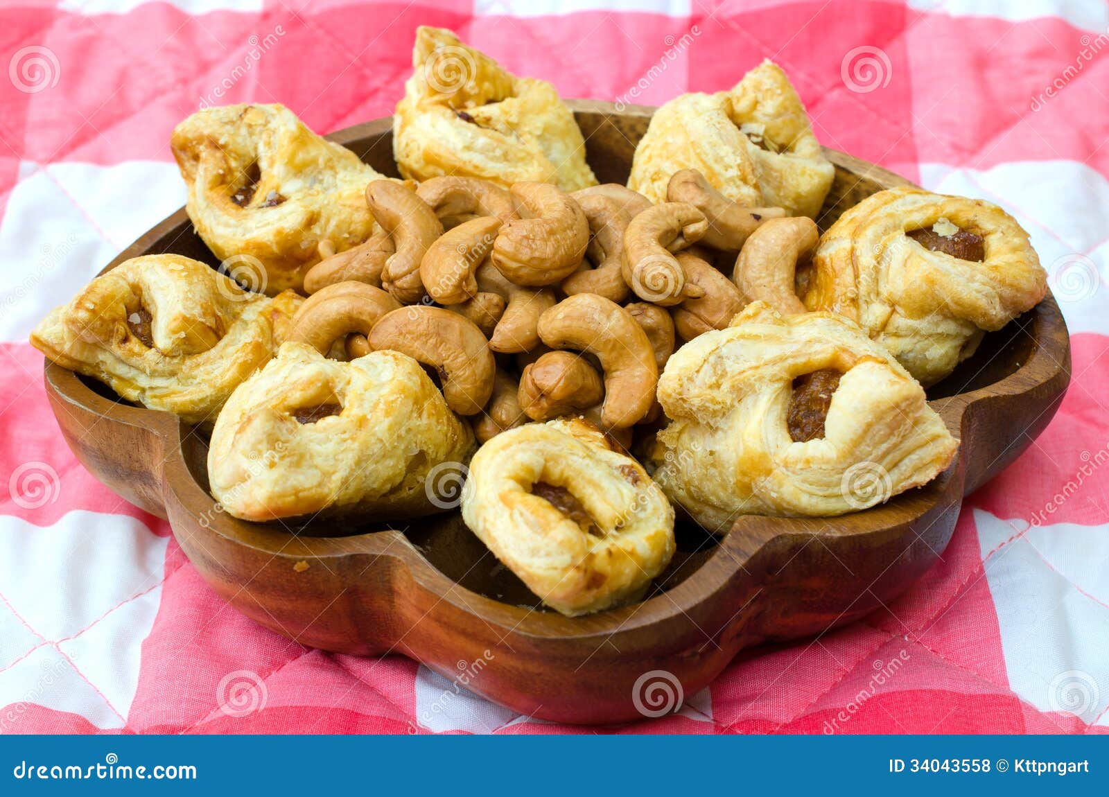 Pineapple puff stock photo. Image of food, sweet, dessert - 34043558