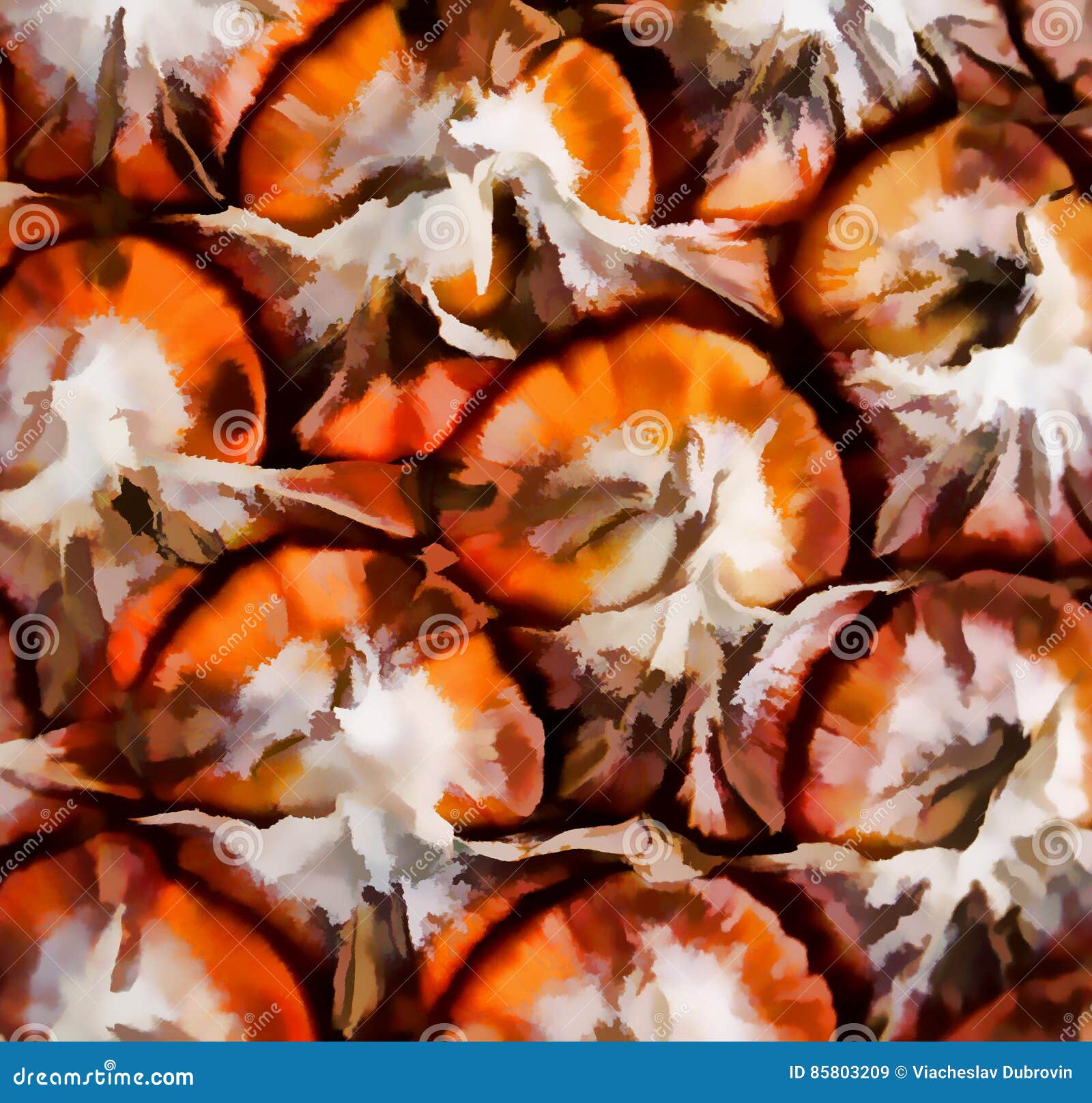 Pineapple Skin Texture Background Or Painting Royalty-Free Cartoon ...