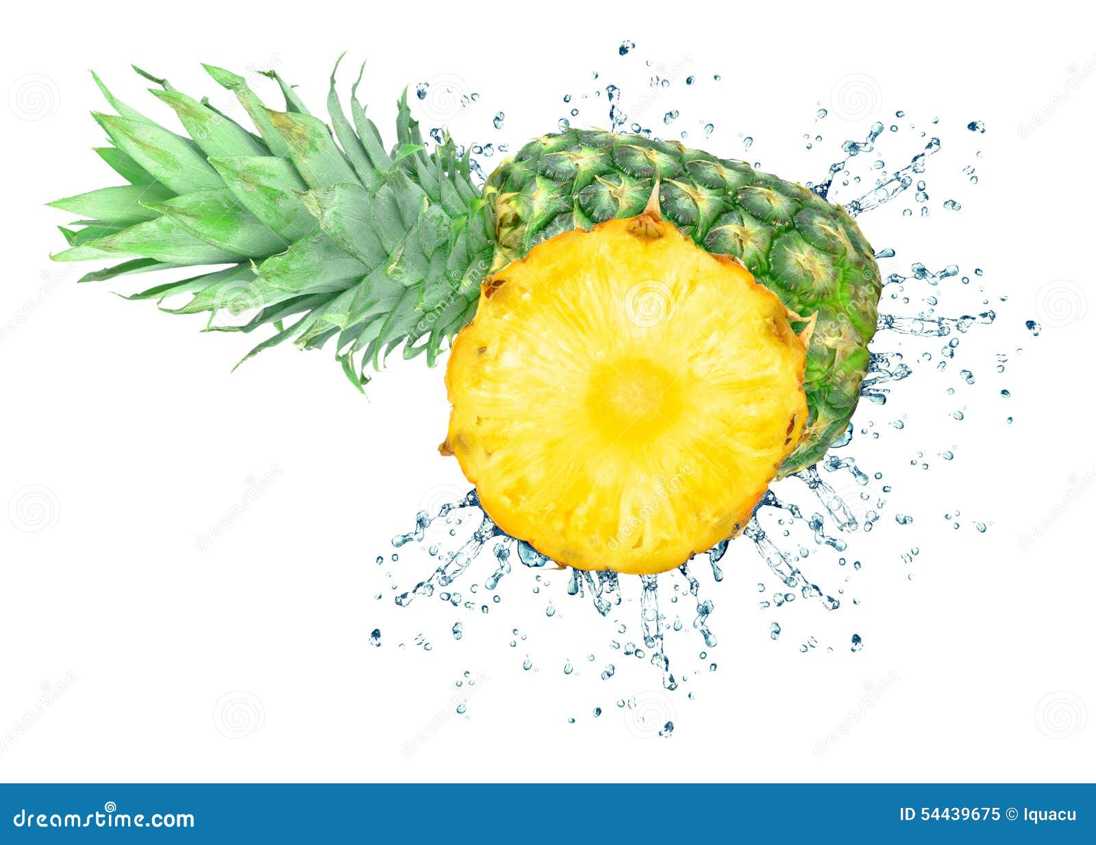 Pineapple splash stock image. Image of splash, nature - 54439675