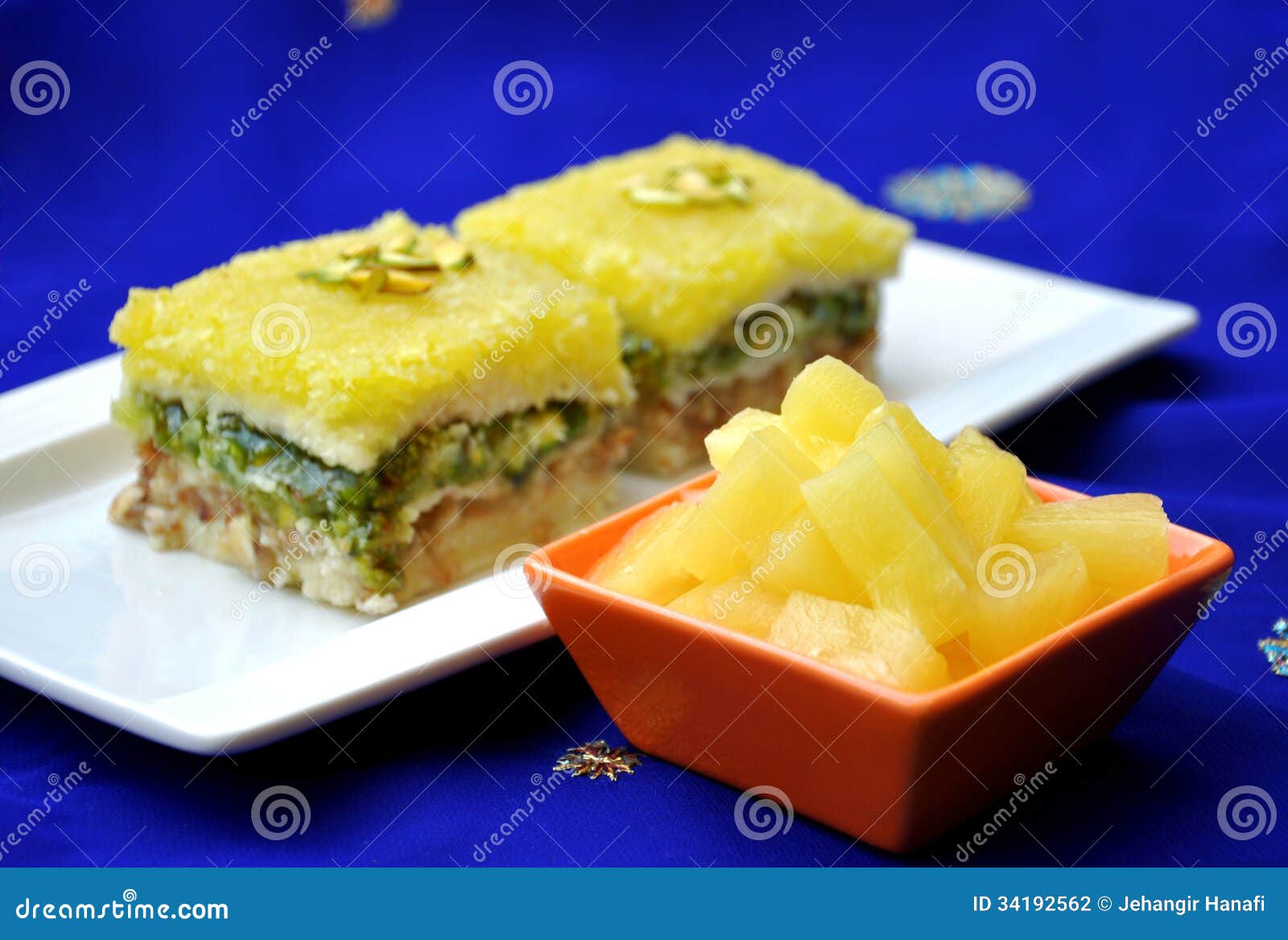 Pineapple Sweets stock photo. Image of diced, chunks - 34192562