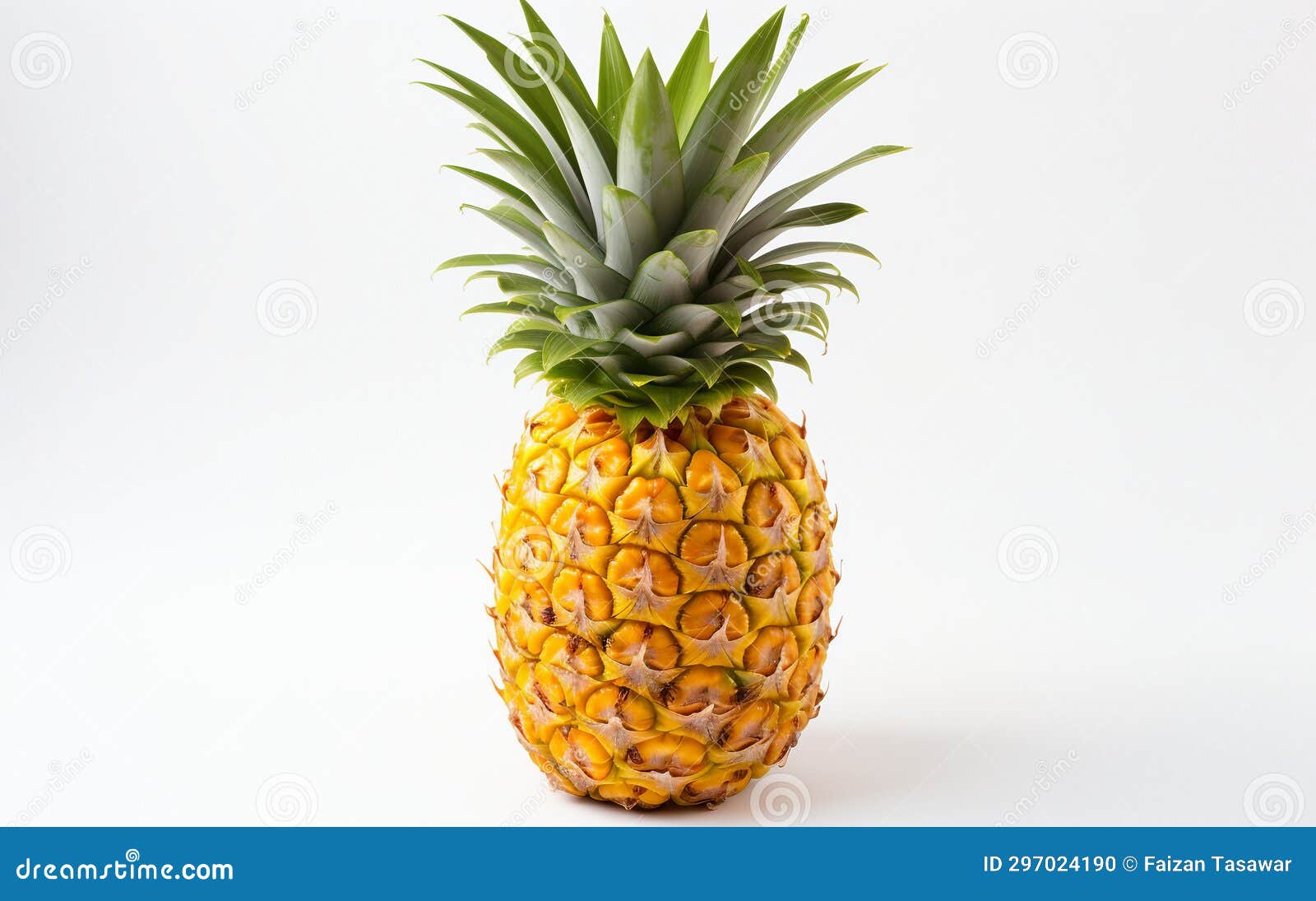 Pineapple on Transparent Background -Generative Ai Stock Illustration ...